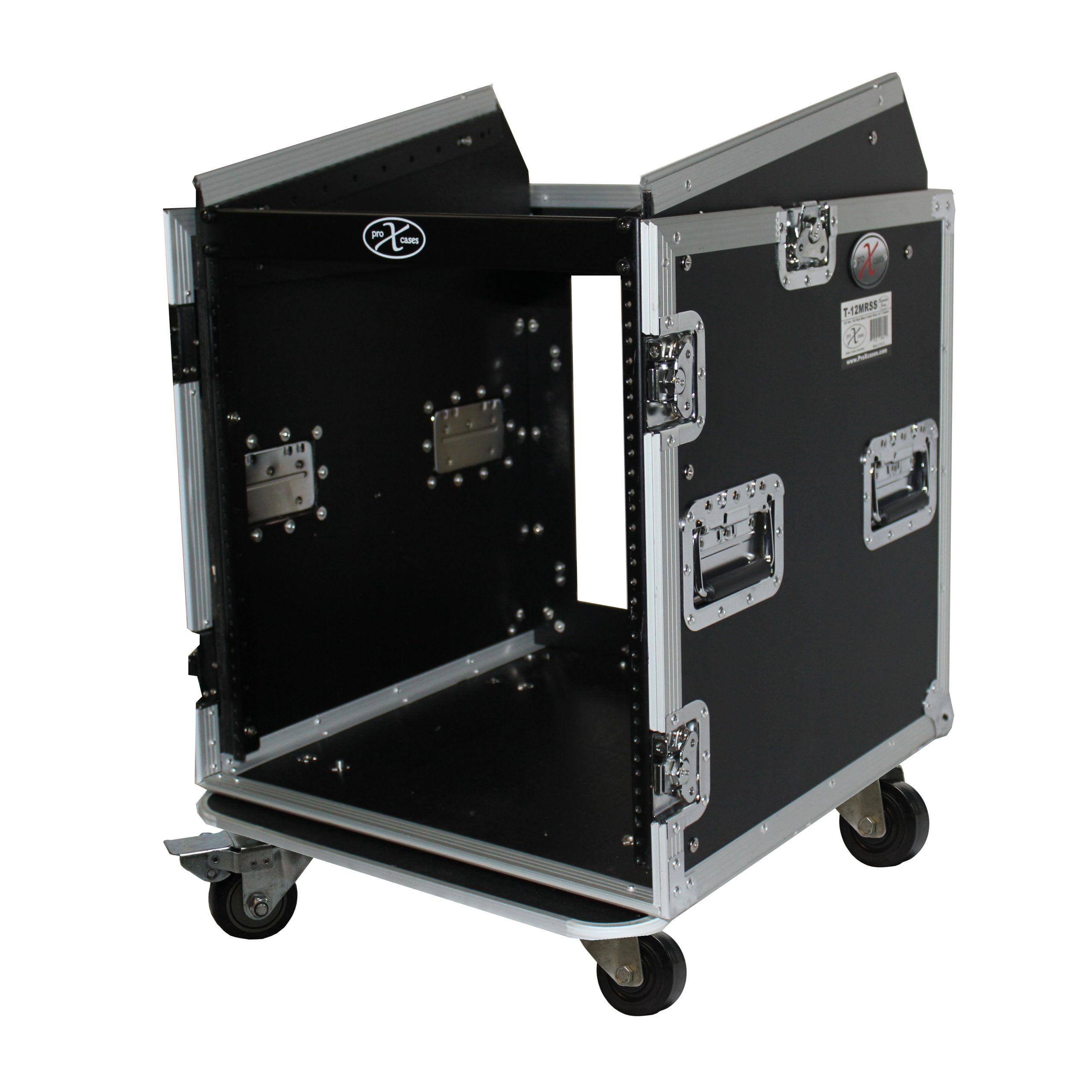 12U Rack x 10U Top Mixer DJ Combo Flight Case - GTR Direct