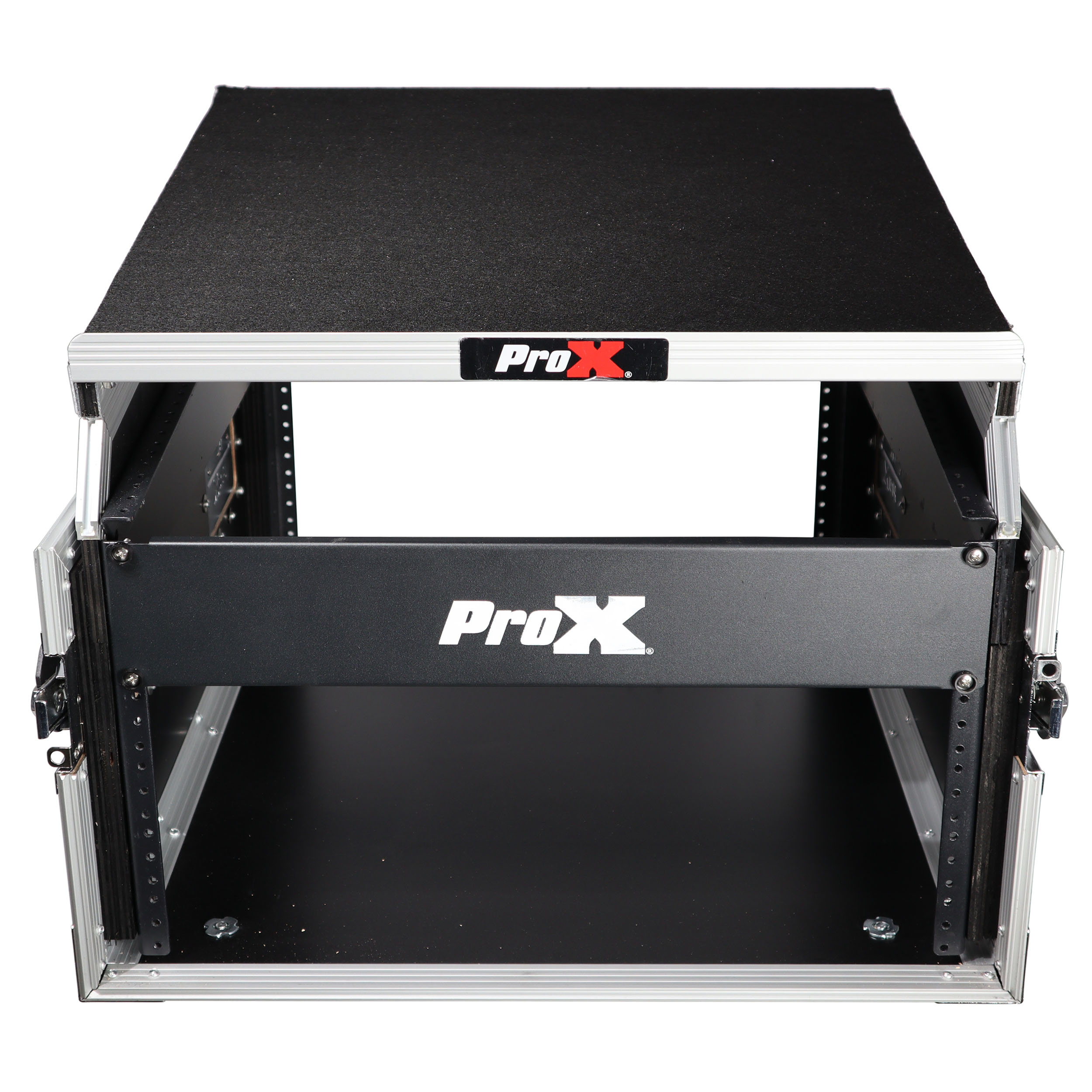 13U Top Mixer-DJ 6U Rack Combo Flight Case W-Laptop Shelf - GTR Direct