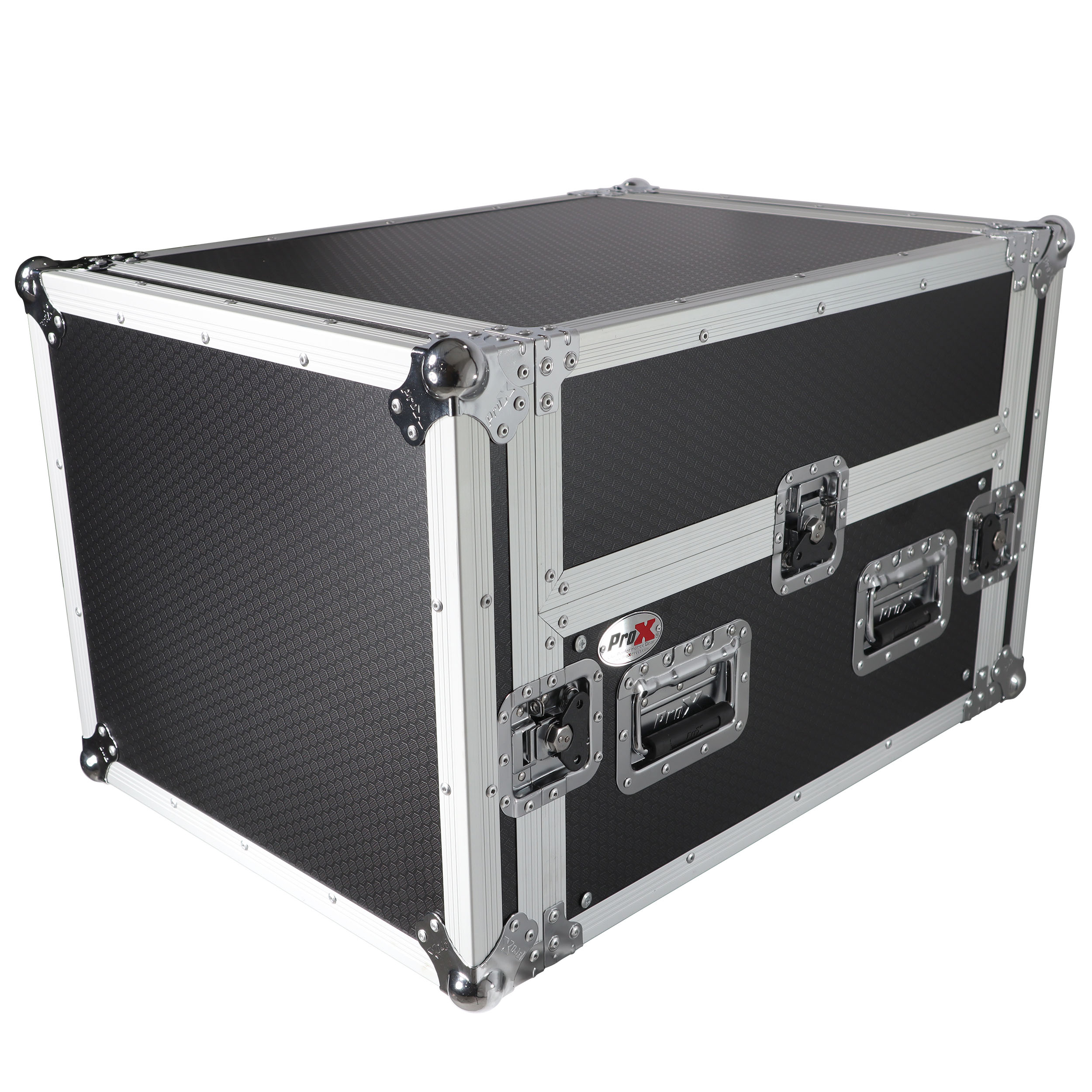 13U Top Mixer-DJ 6U Rack Combo Flight Case W-Laptop Shelf - GTR Direct