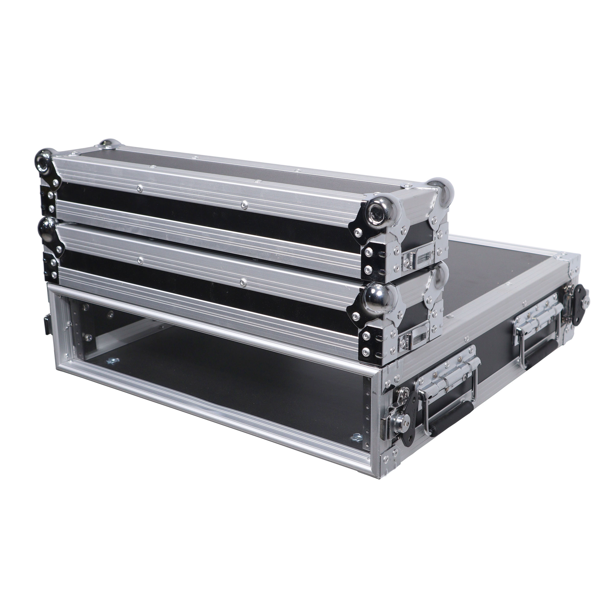 2U 2 Space Rack Mount ATA Flight Case 19 Inch Depth - GTR Direct