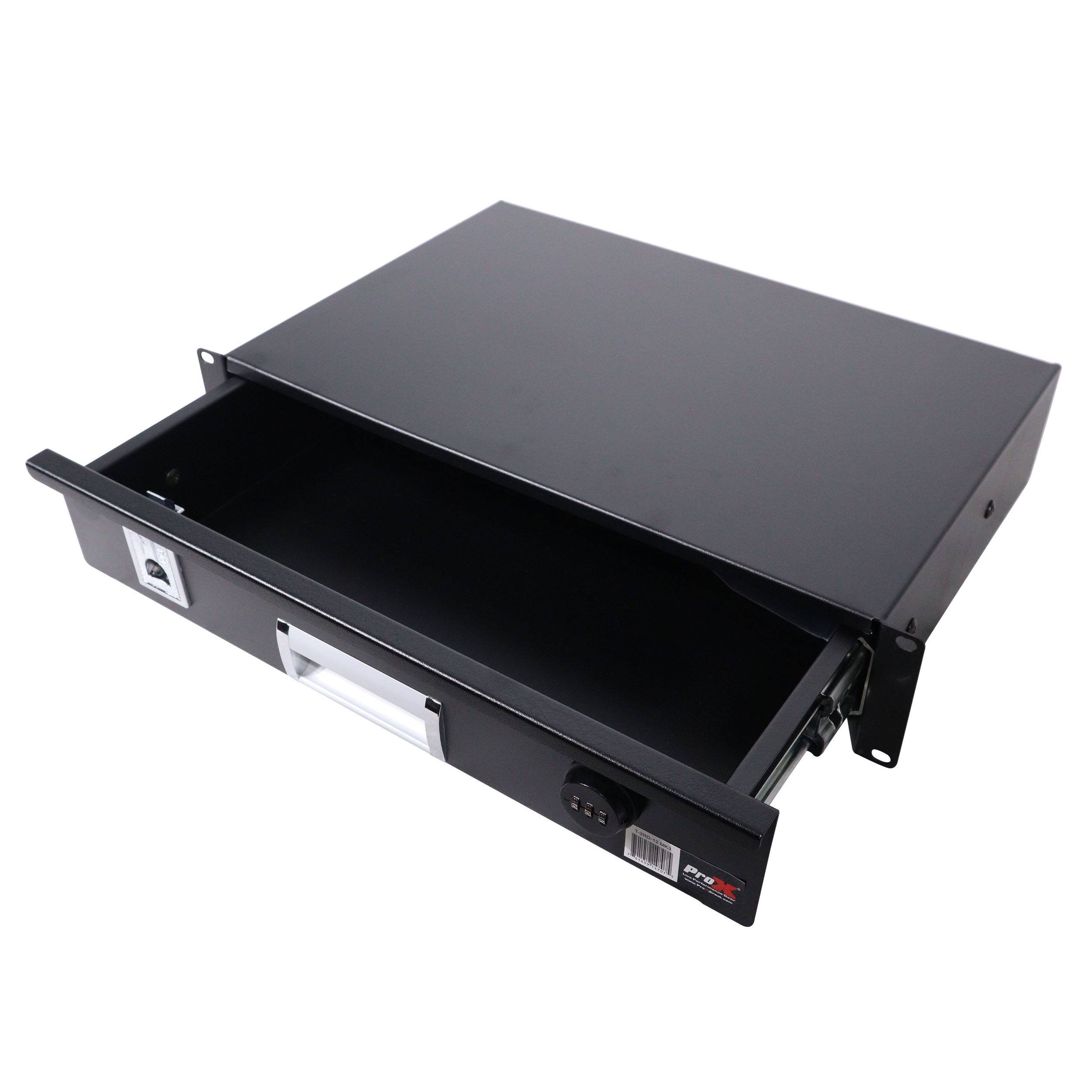 2U Rack Space 12" Depth Rack Mount Drawer for Audio| DJ| and IT Server ...