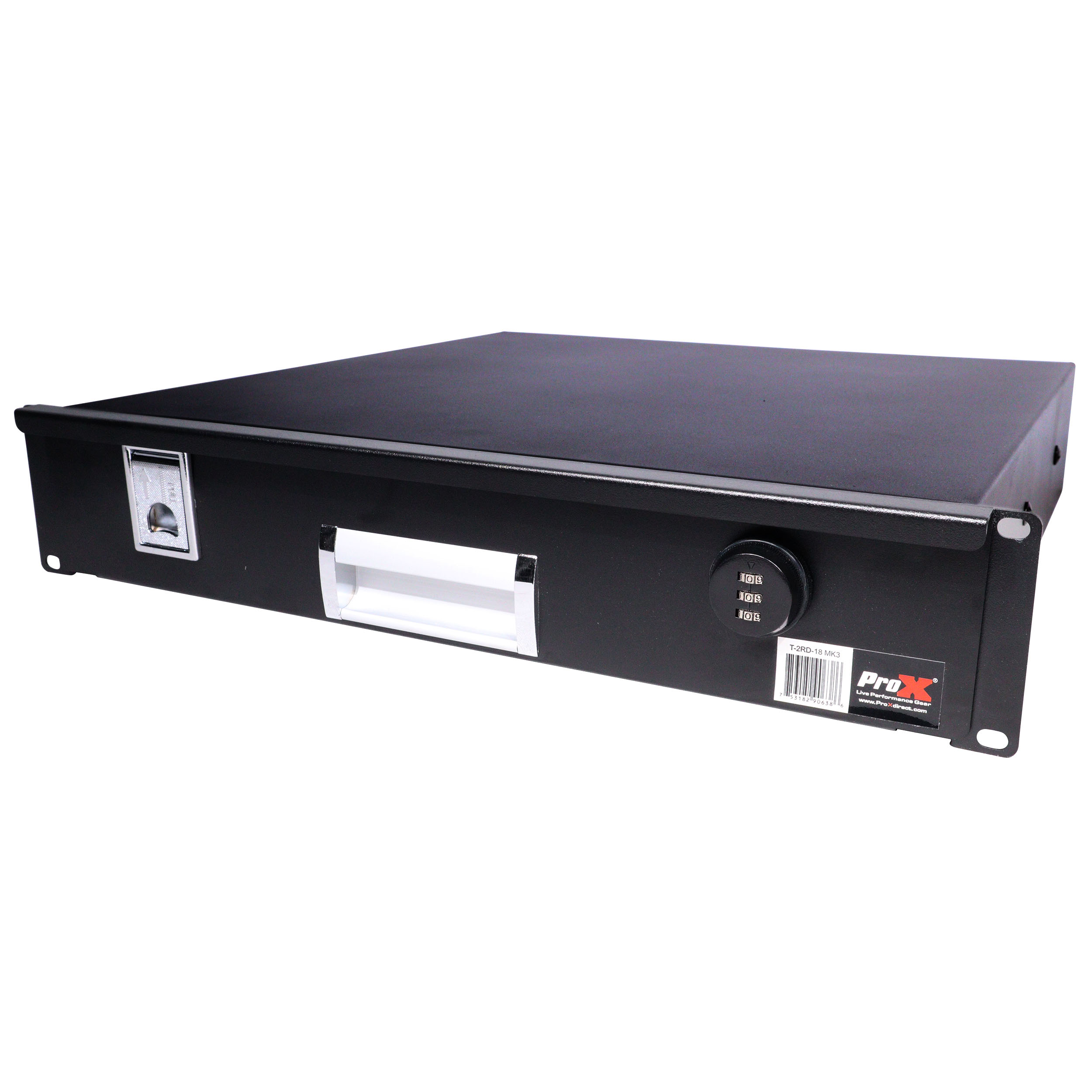 2U Rack Space 18" Depth Rack Mount Drawer for Audio| DJ| and IT Server ...
