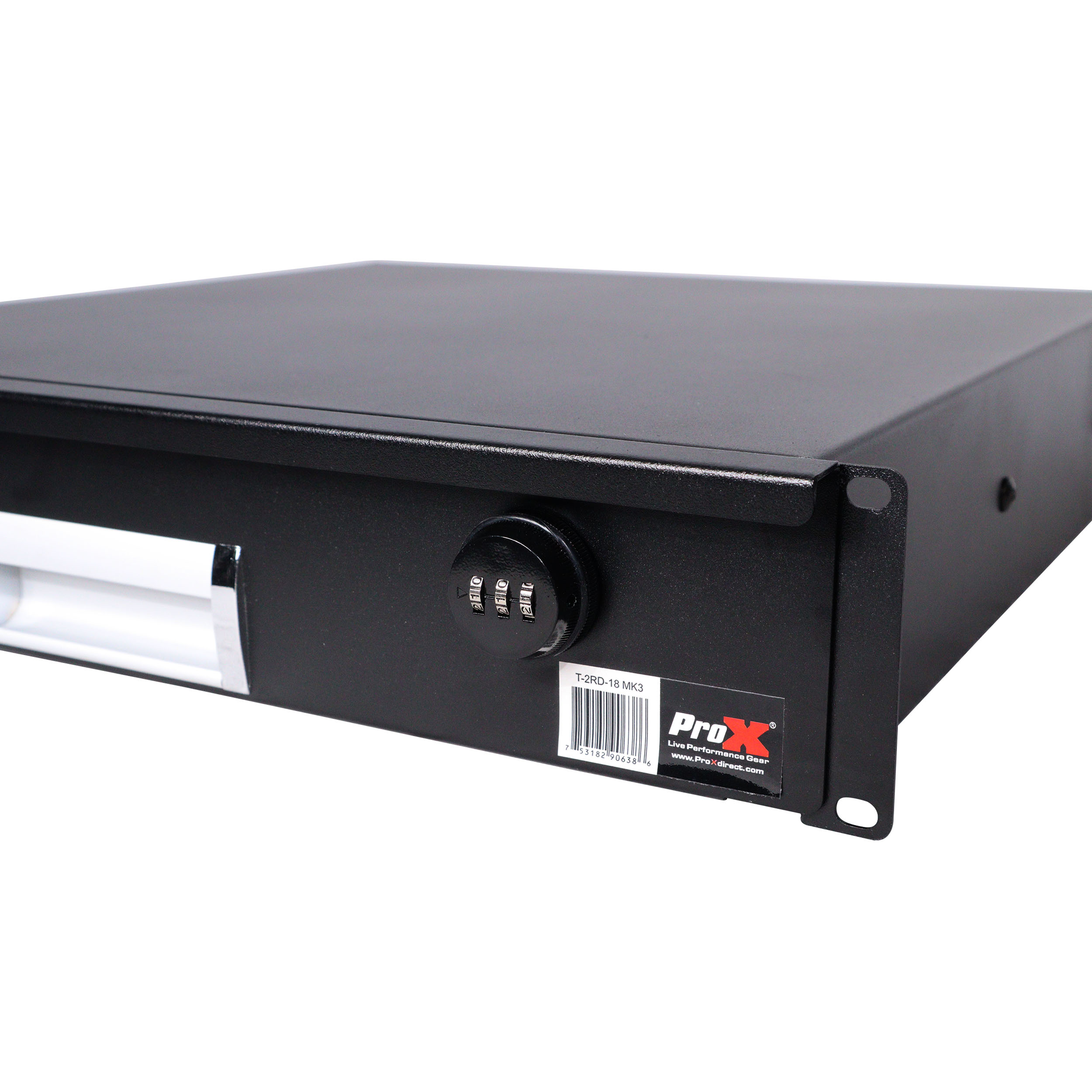 2U Rack Space 18" Depth Rack Mount Drawer for Audio| DJ| and IT Server ...