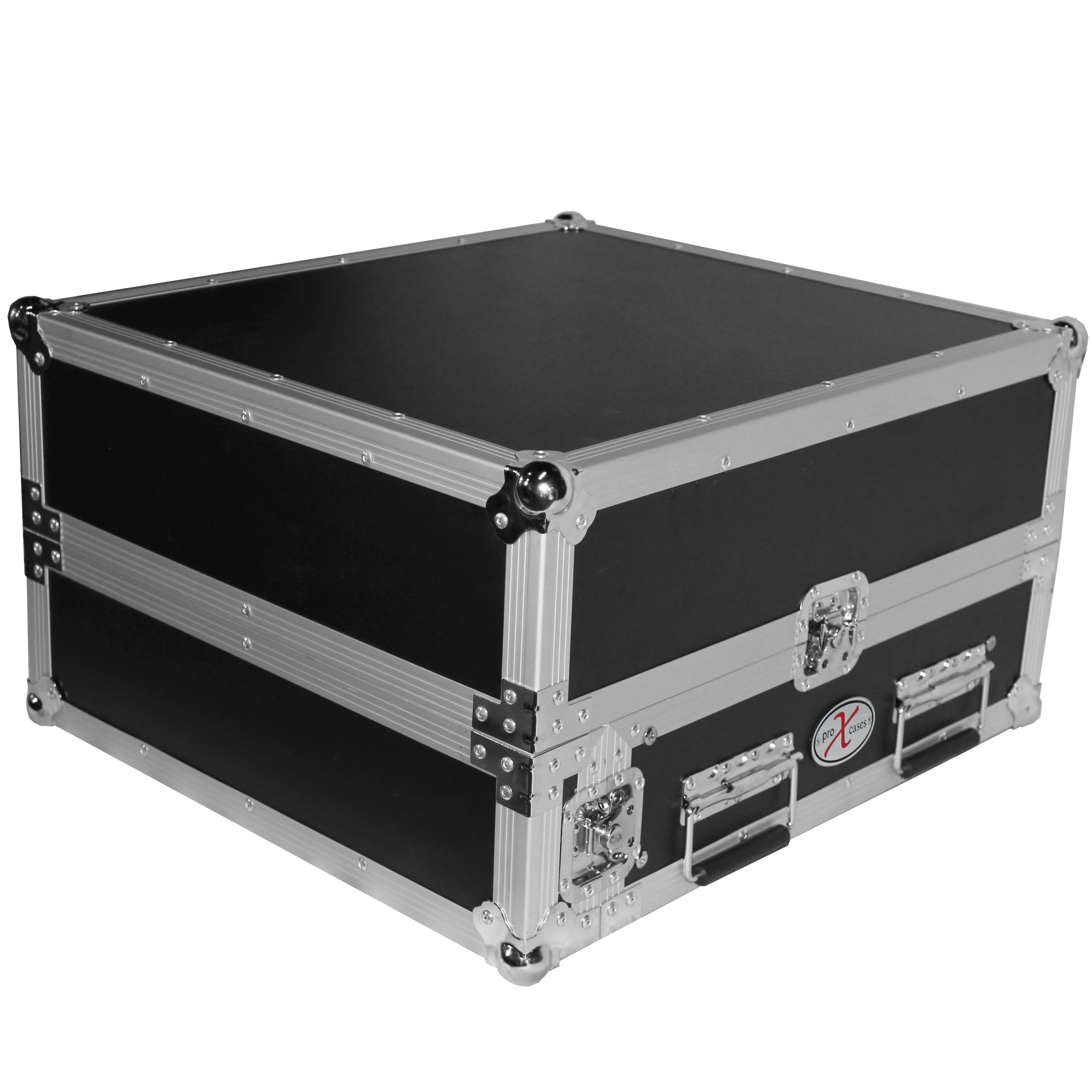 2U Rack x 10U Top Mixer DJ Combo Rack Flight Case - GTR Direct