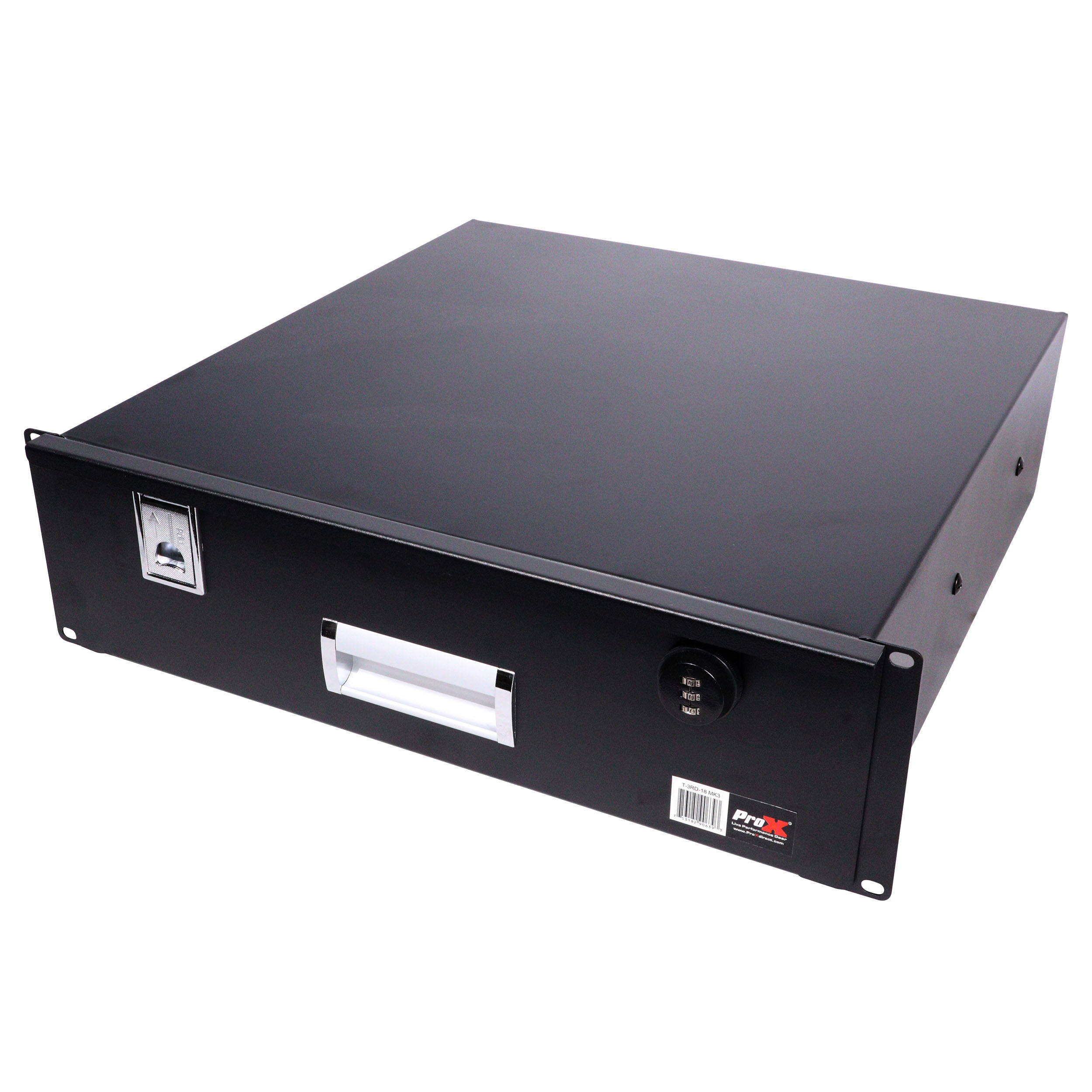 3U Rack Space 18" Depth Rack Mount Drawer for Audio| DJ| and IT Server ...