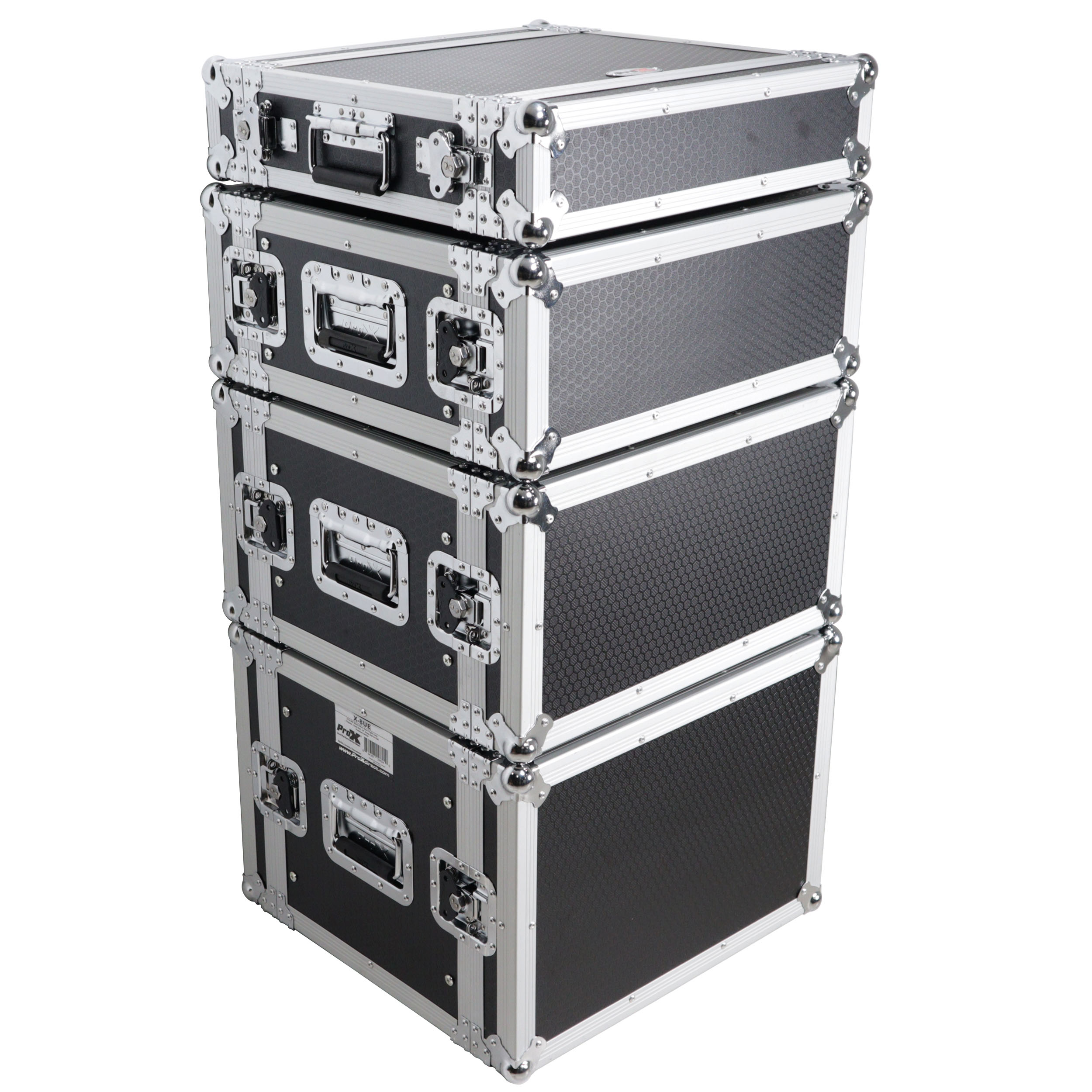 4U Deluxe Effects Rack 14" Deep Rail to Rail W/Handles - GTR Direct