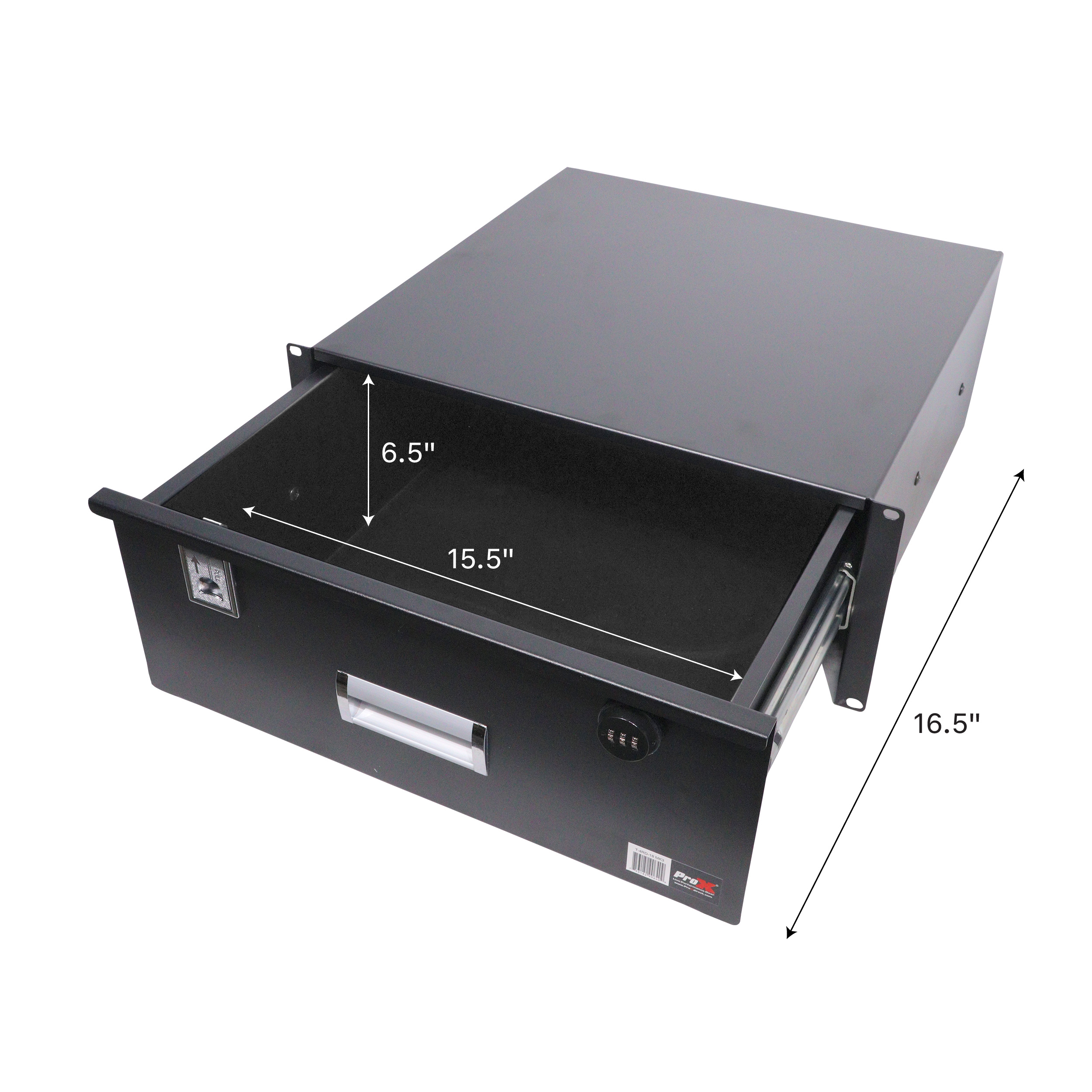 4U Rack Space 12" Depth Rack Mount Drawer for Audio| DJ| and IT Server ...