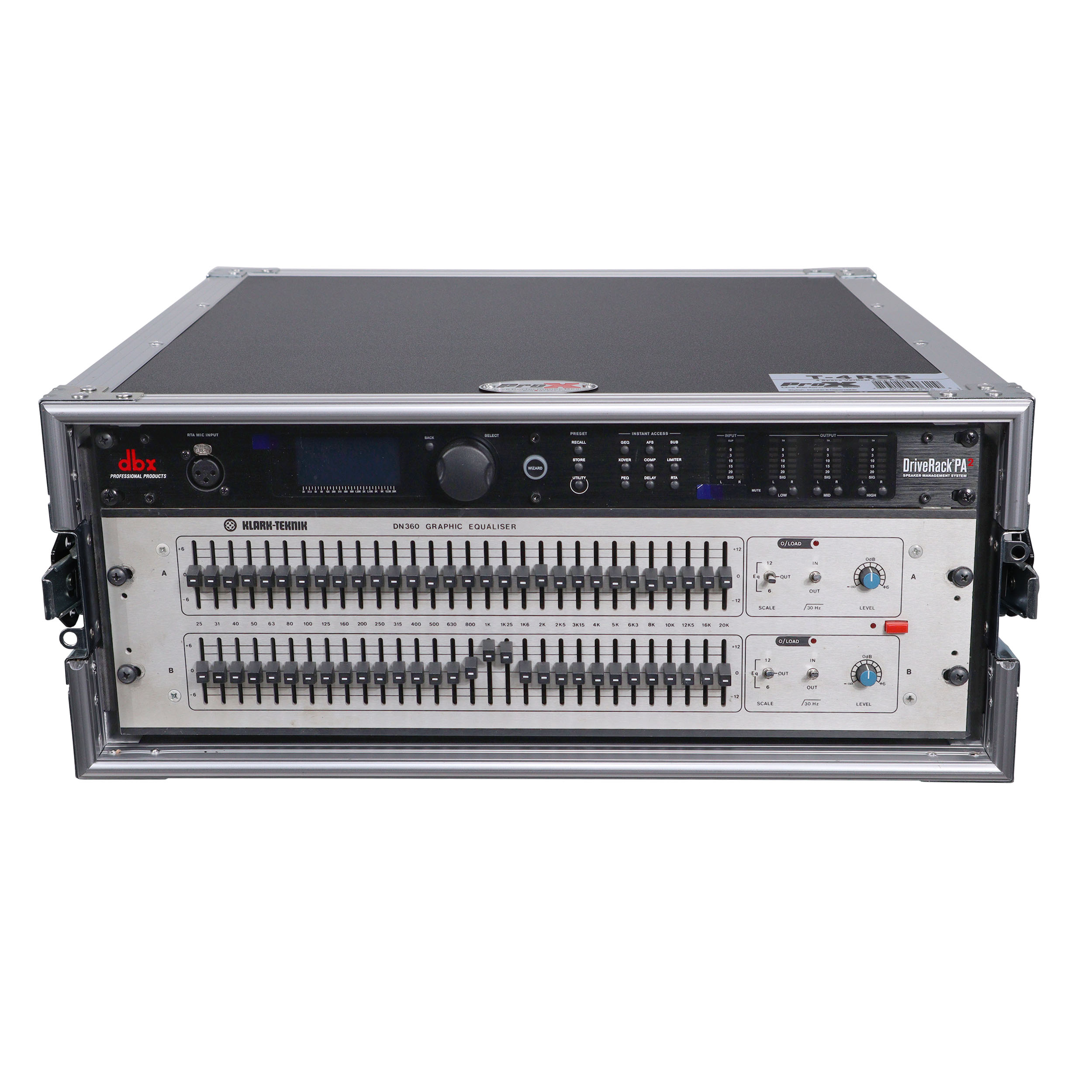 4U Space Amp Rack Mount ATA Style Flight Case 19 In. Depth - GTR Direct