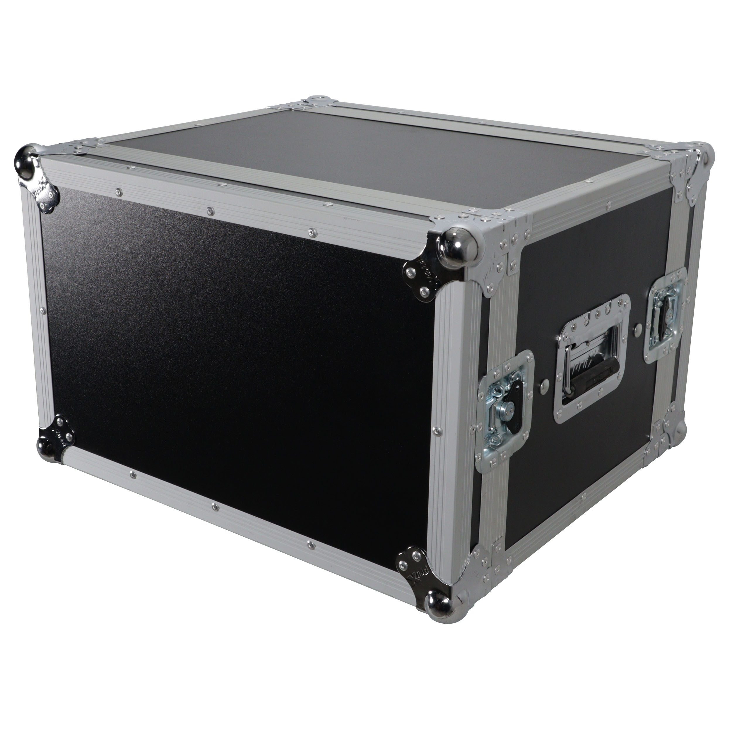 6U Vertical Shockproof Effects Rack 14" Depth Rail to Rail with Handles ...