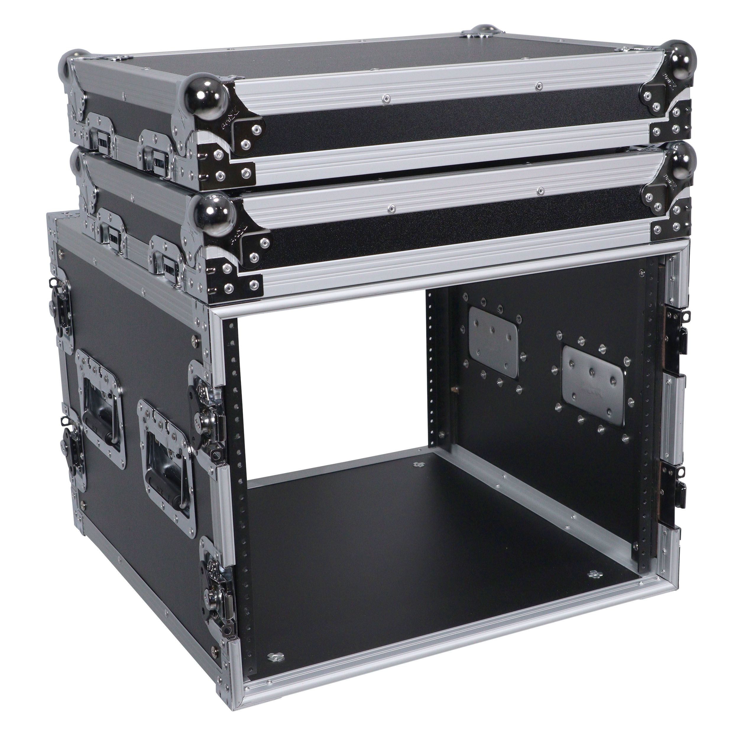 8U Space Amp Rack Mount ATA Flight Case 19" Depth - GTR Direct