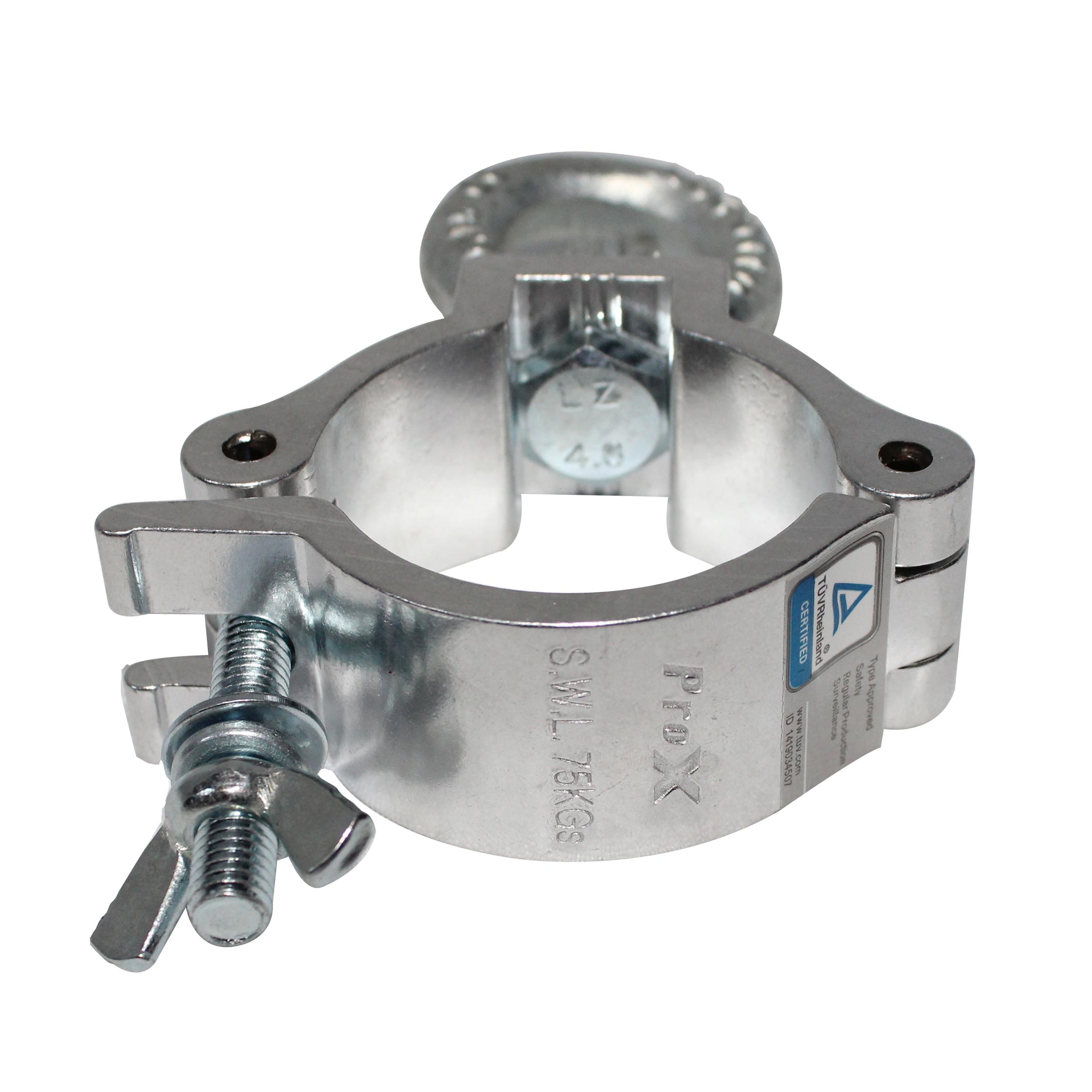 Aluminum Mini O-Style Truss Clamp with Eye Bolt Capacity 165 lbs - GTR ...