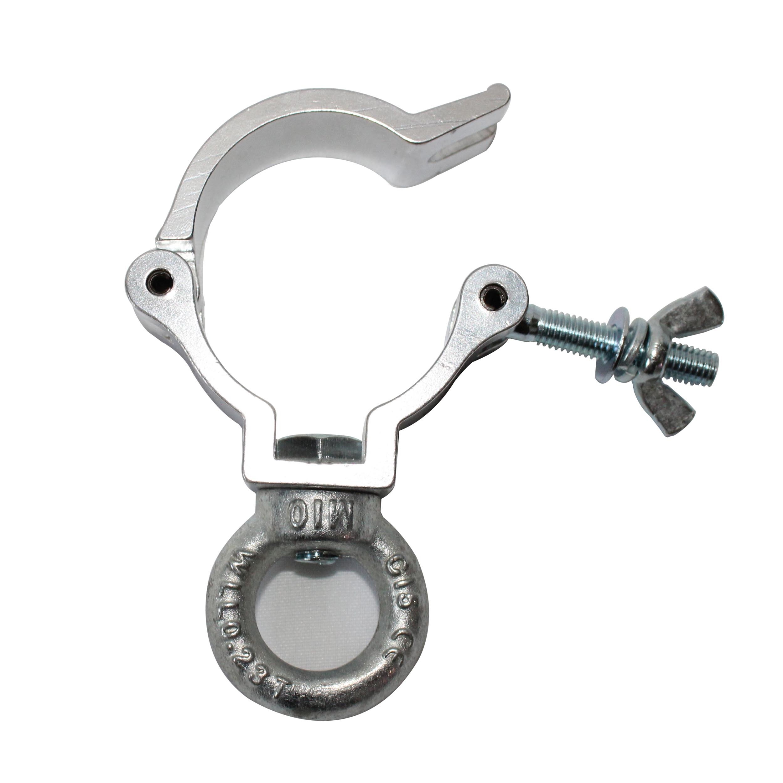 Aluminum Mini O-Style Truss Clamp with Eye Bolt Capacity 165 lbs - GTR ...