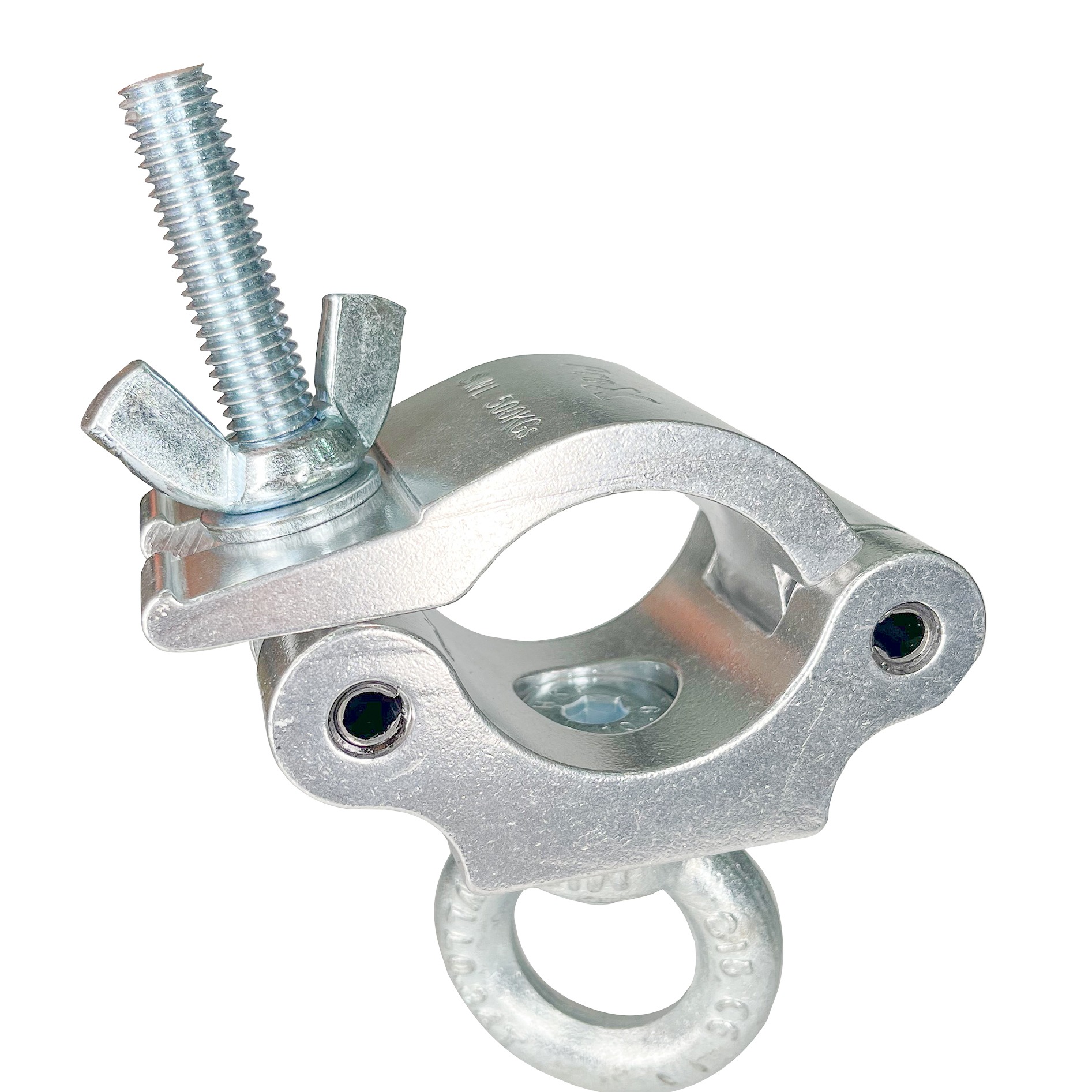 Aluminum Pro M10 Truss Clamp with Eyebolt for 2" Truss Tube for Hanging ...