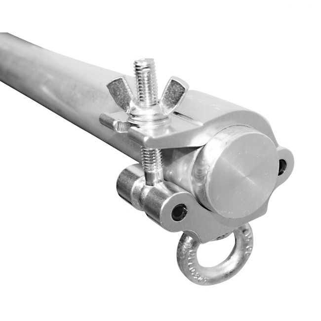 Aluminum Pro M10 Truss Clamp with Eyebolt for 2" Truss Tube for Hanging ...