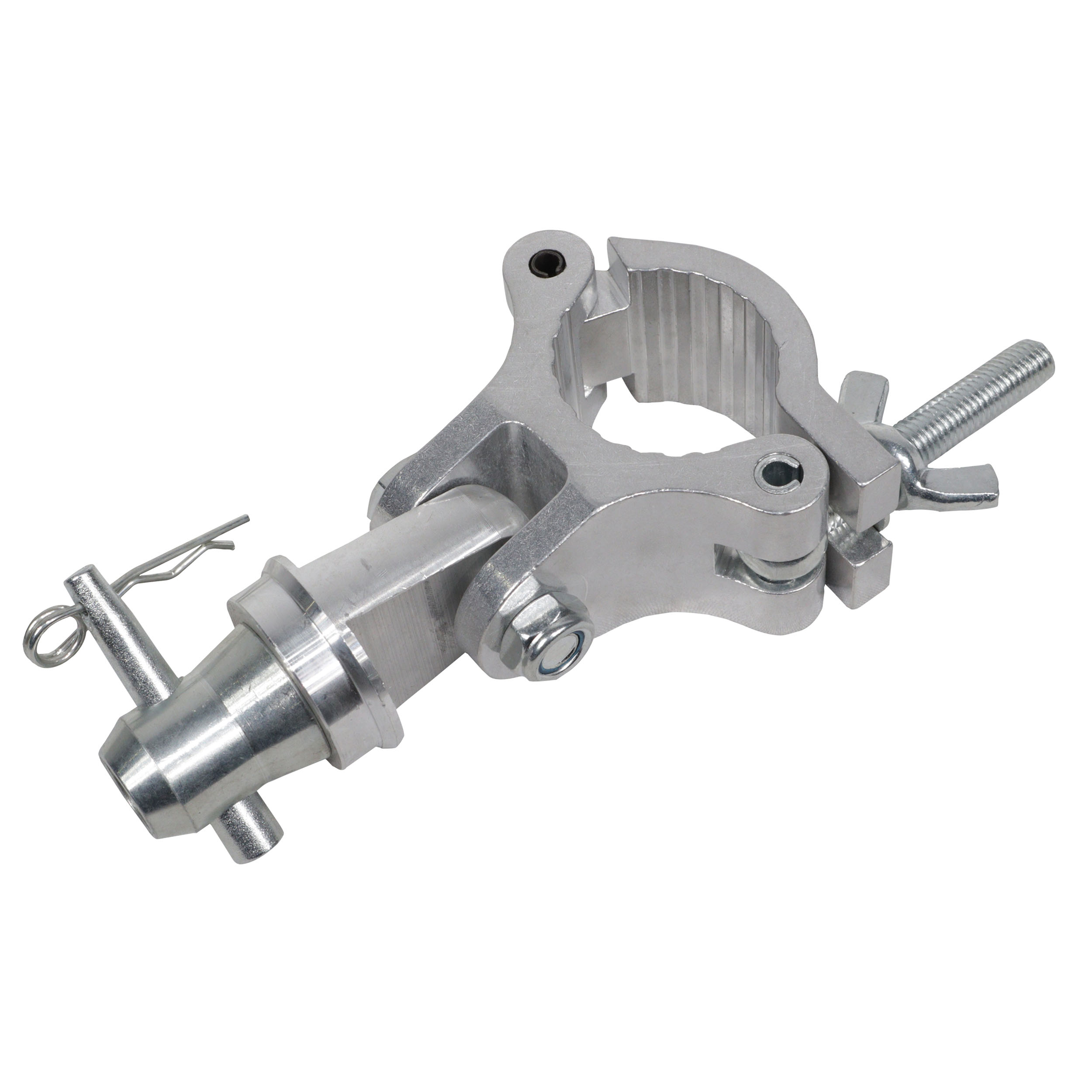 Aluminum Pro M10 Truss Clamp with Hinge Adjustable 180 Degree Half Coupler