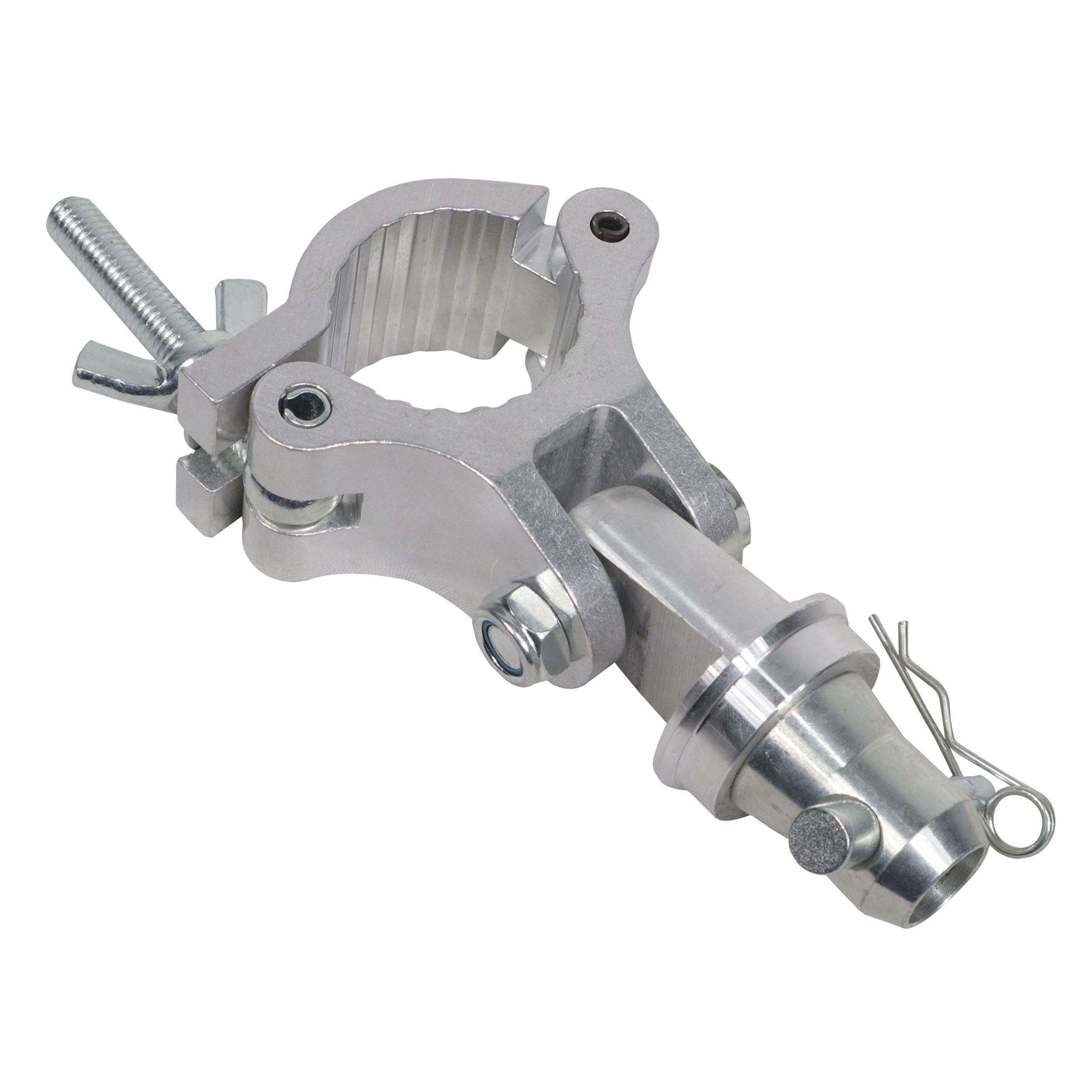 Aluminum Pro M10 Truss Clamp with Hinge Adjustable 180 Degree Half Coupler