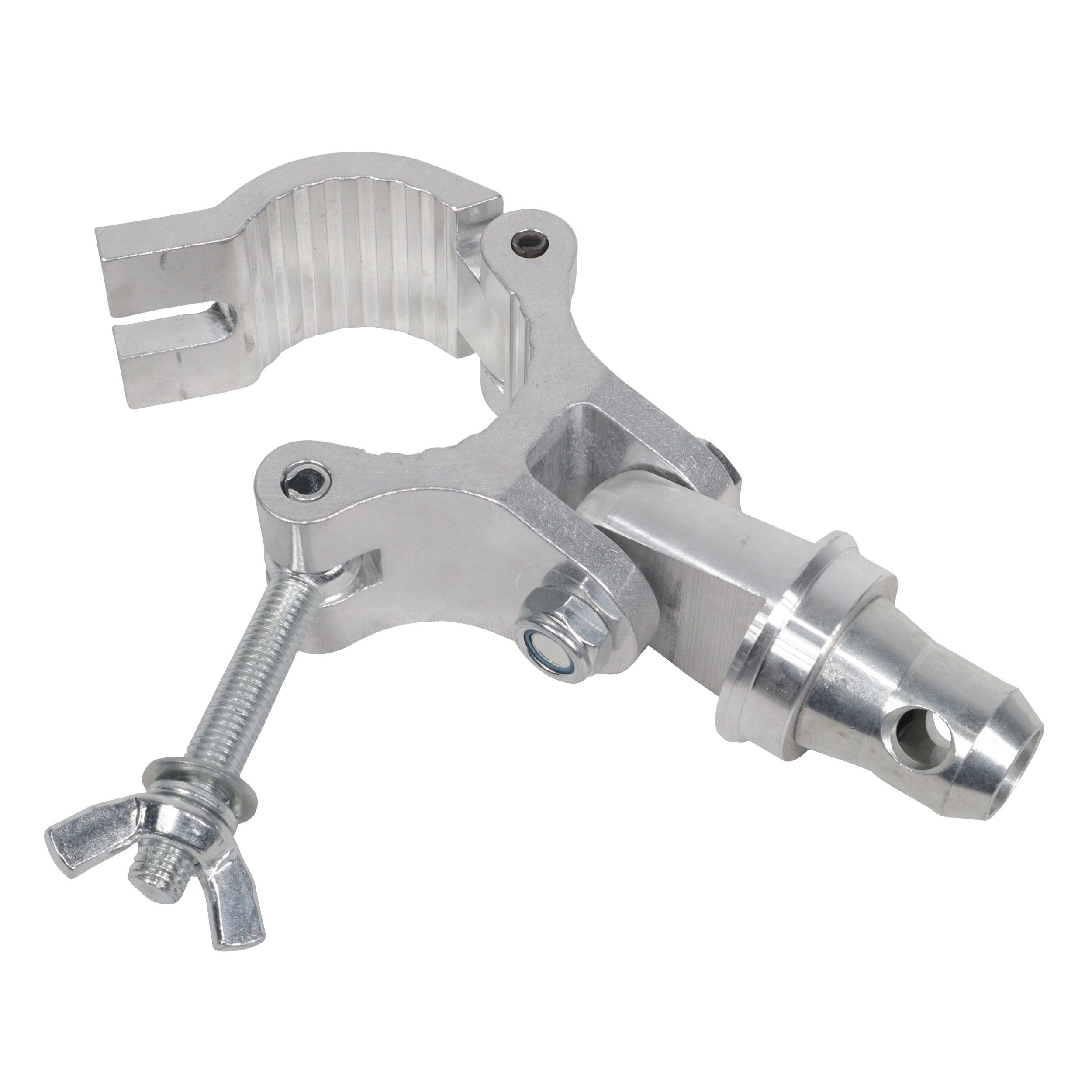 Aluminum Pro M10 Truss Clamp with Hinge Adjustable 180 Degree Half Coupler