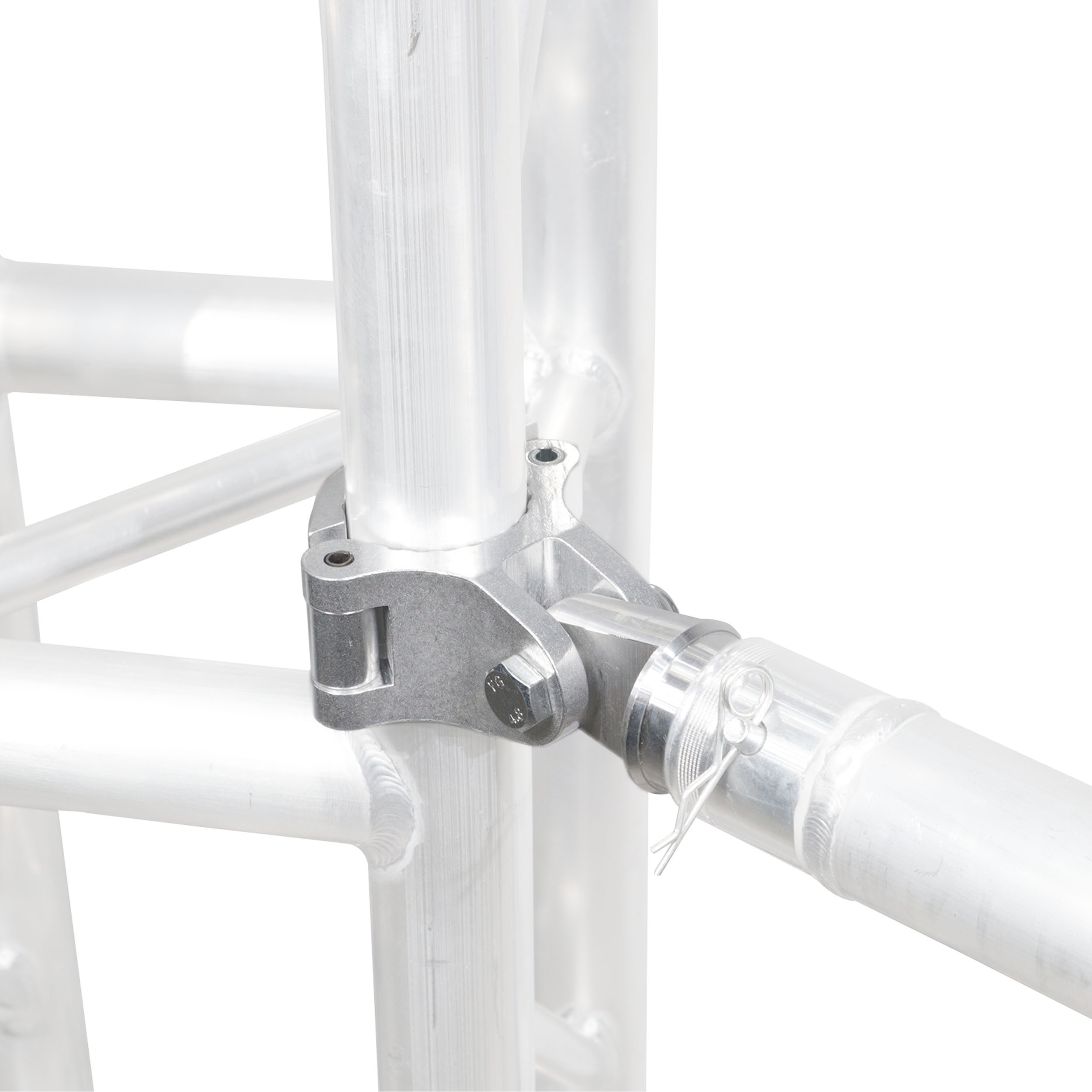 Aluminum Pro M10 Truss Clamp with Hinge Adjustable 180 Degree Half Coupler
