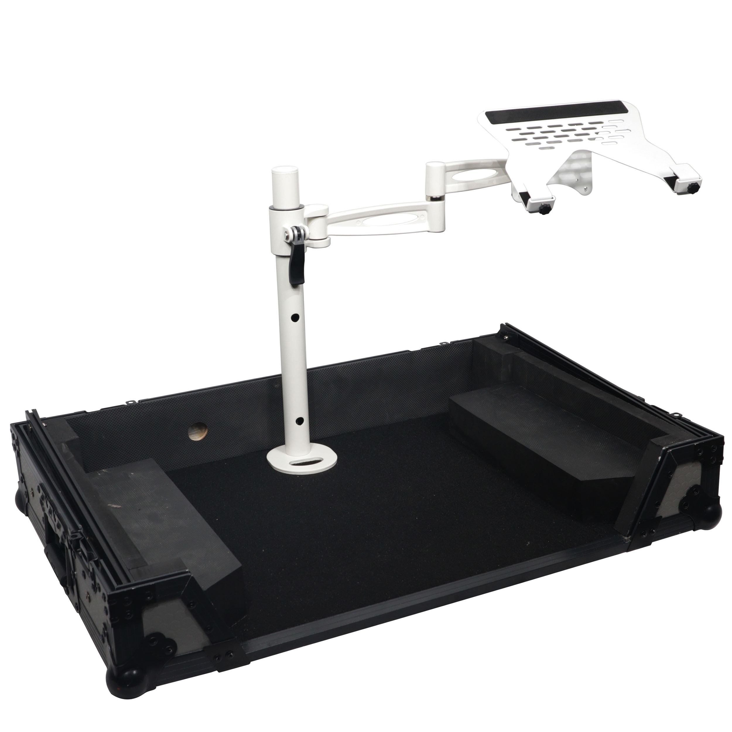 Articulating Laptop Tray Arm Pole for Control Tower DJ Podium Flip ...