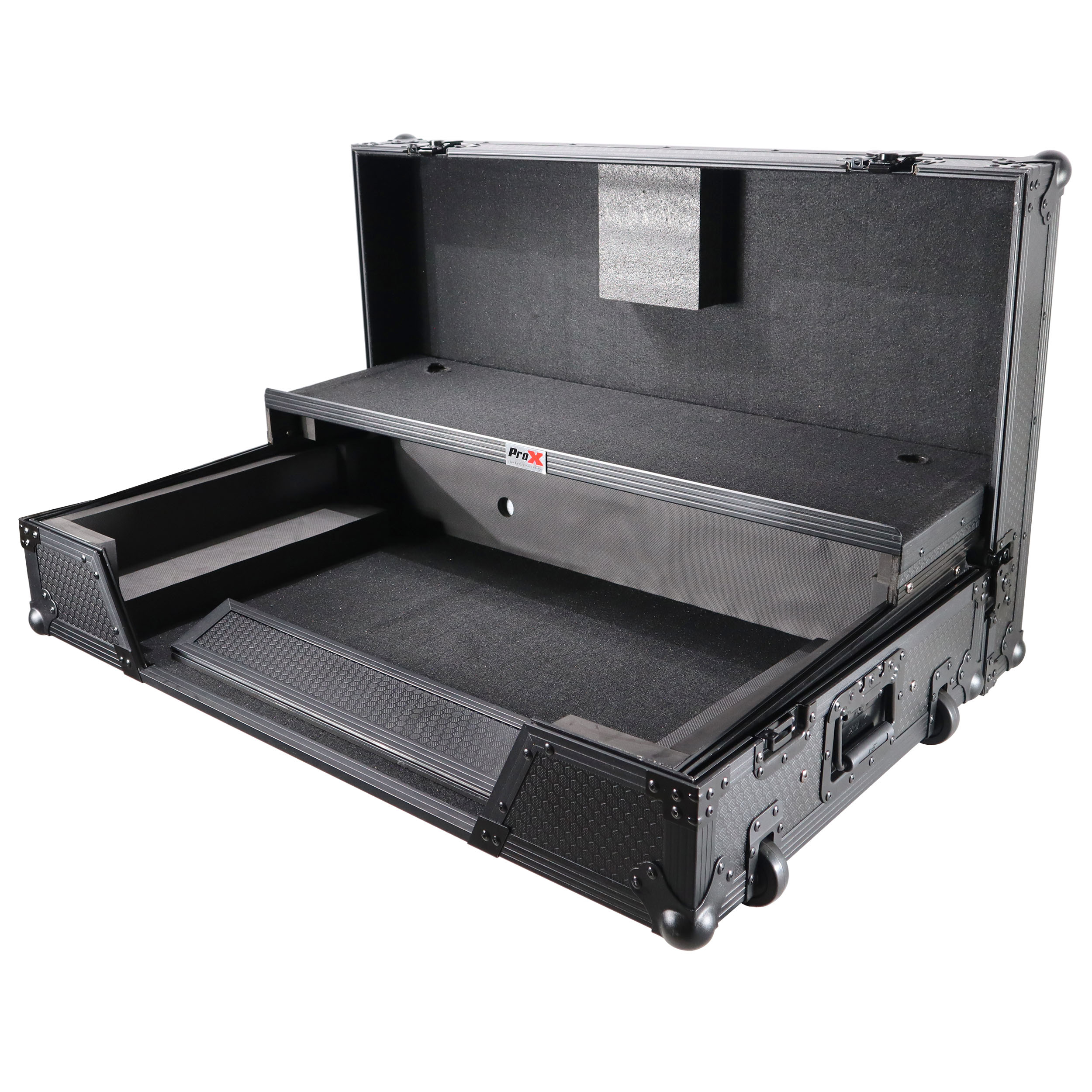 ATA Flight Case for Pioneer DDJ-FLX6 DJ Controller with Laptop Shelf 1U ...