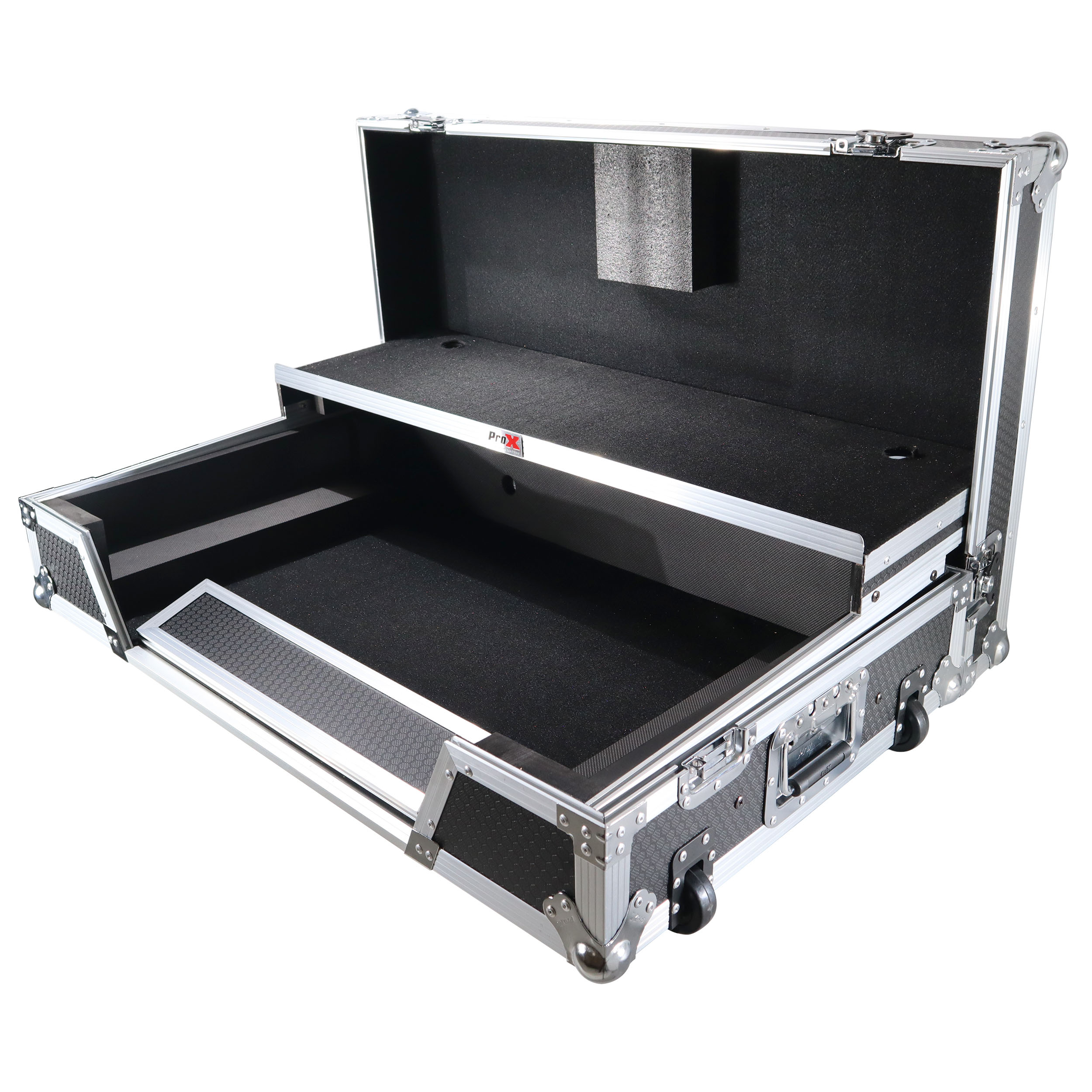 ATA Flight Case for Pioneer DDJ-FLX6 GT DJ Controller with Laptop Shelf ...