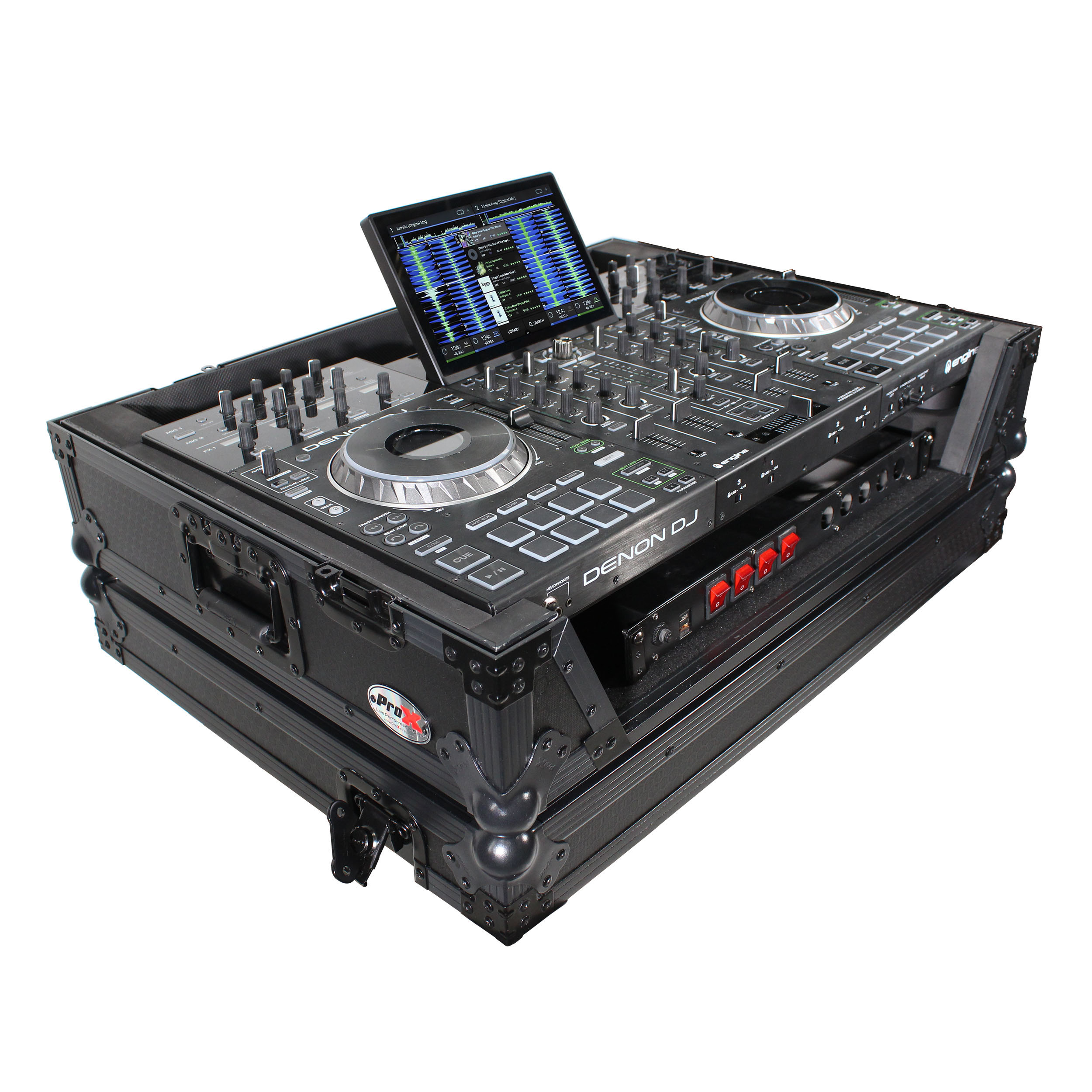 ATA Flight Case For Pioneer PRIME 4 DJ Controller with 1U Rack Space ...