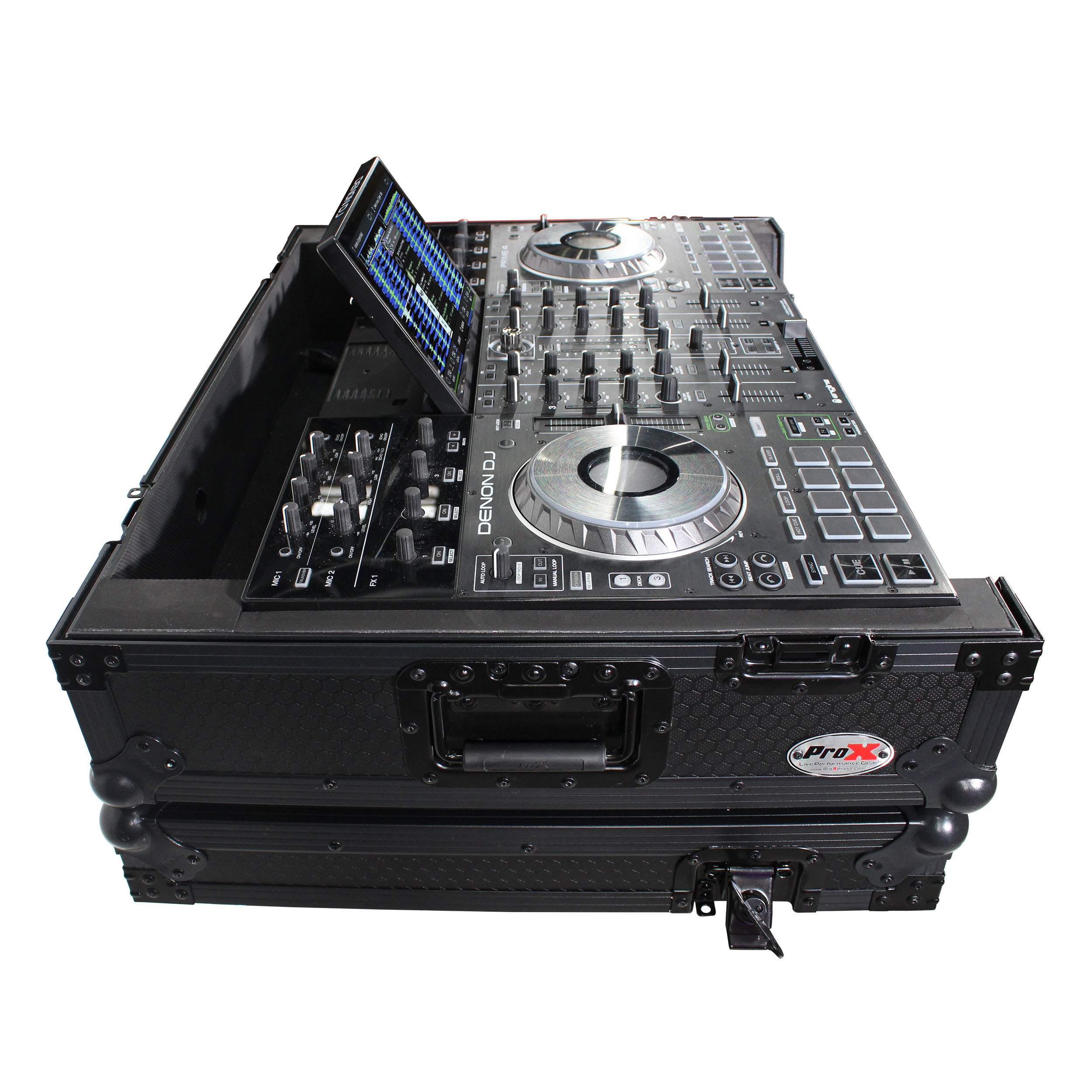 ATA Flight Case For Pioneer PRIME 4 DJ Controller with 1U Rack Space ...