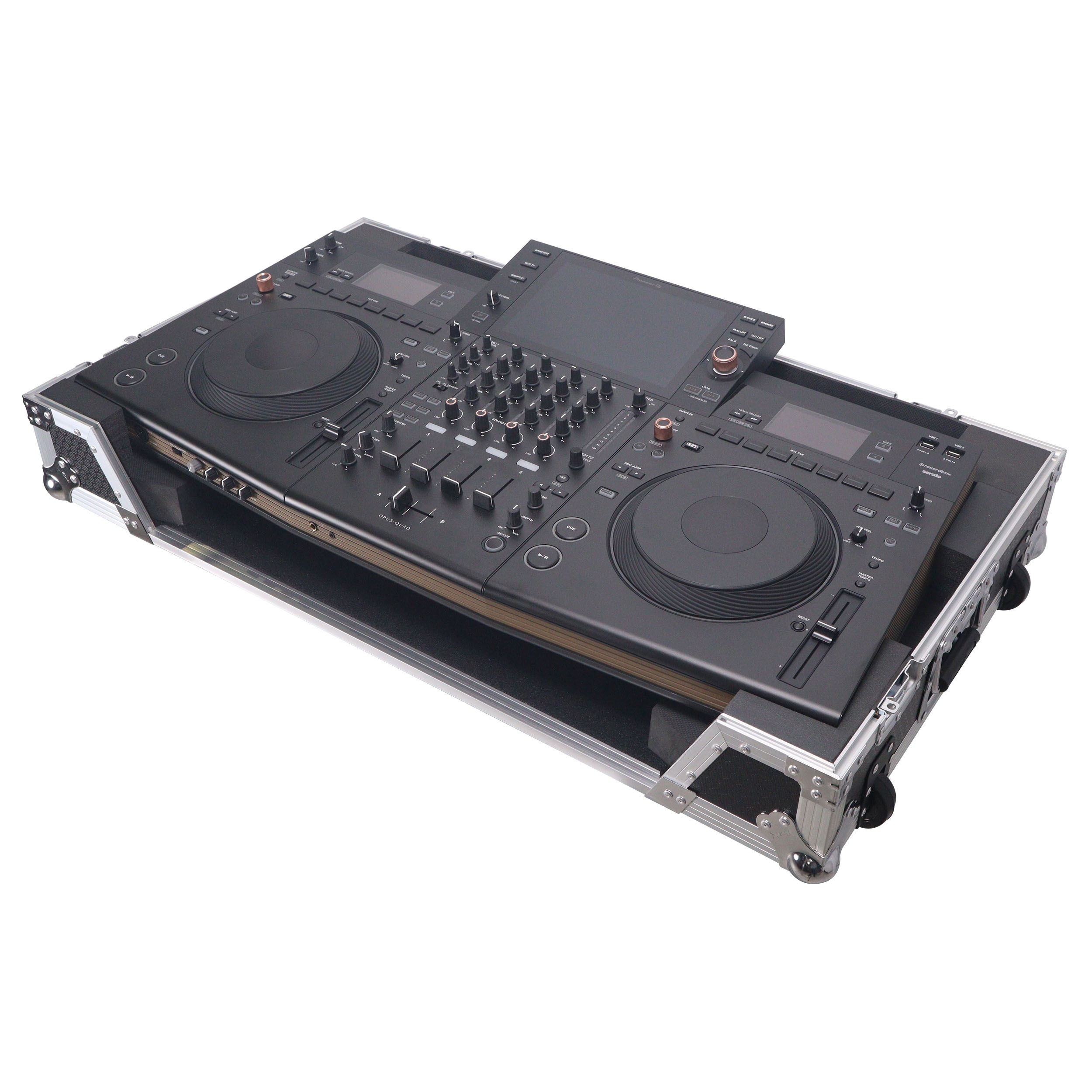 ATA Flight Style Road Case For Pioneer Opus Quad DJ Controller with 1U ...