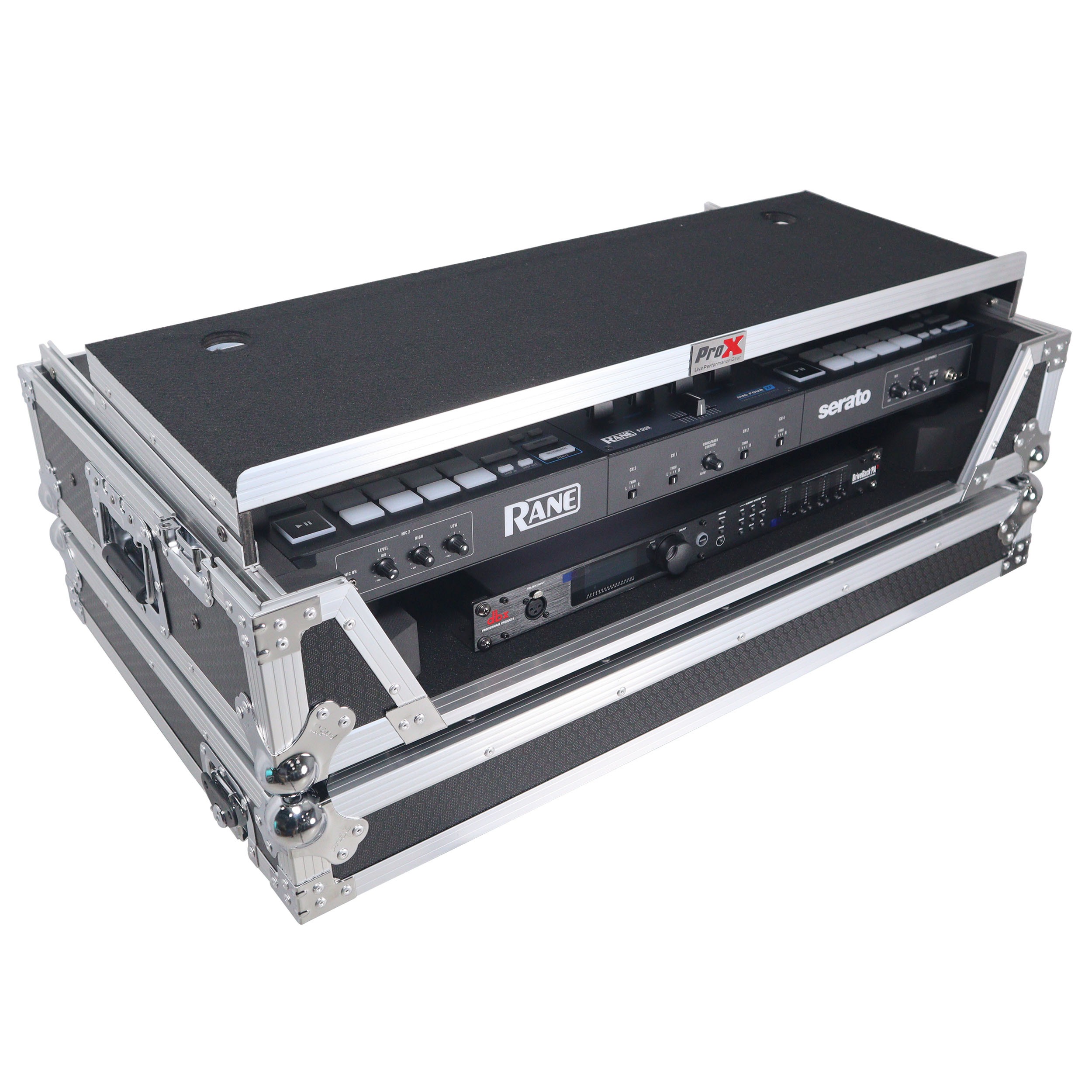 ATA Flight Style Road Case For RANE Four DJ Controller with Laptop ...