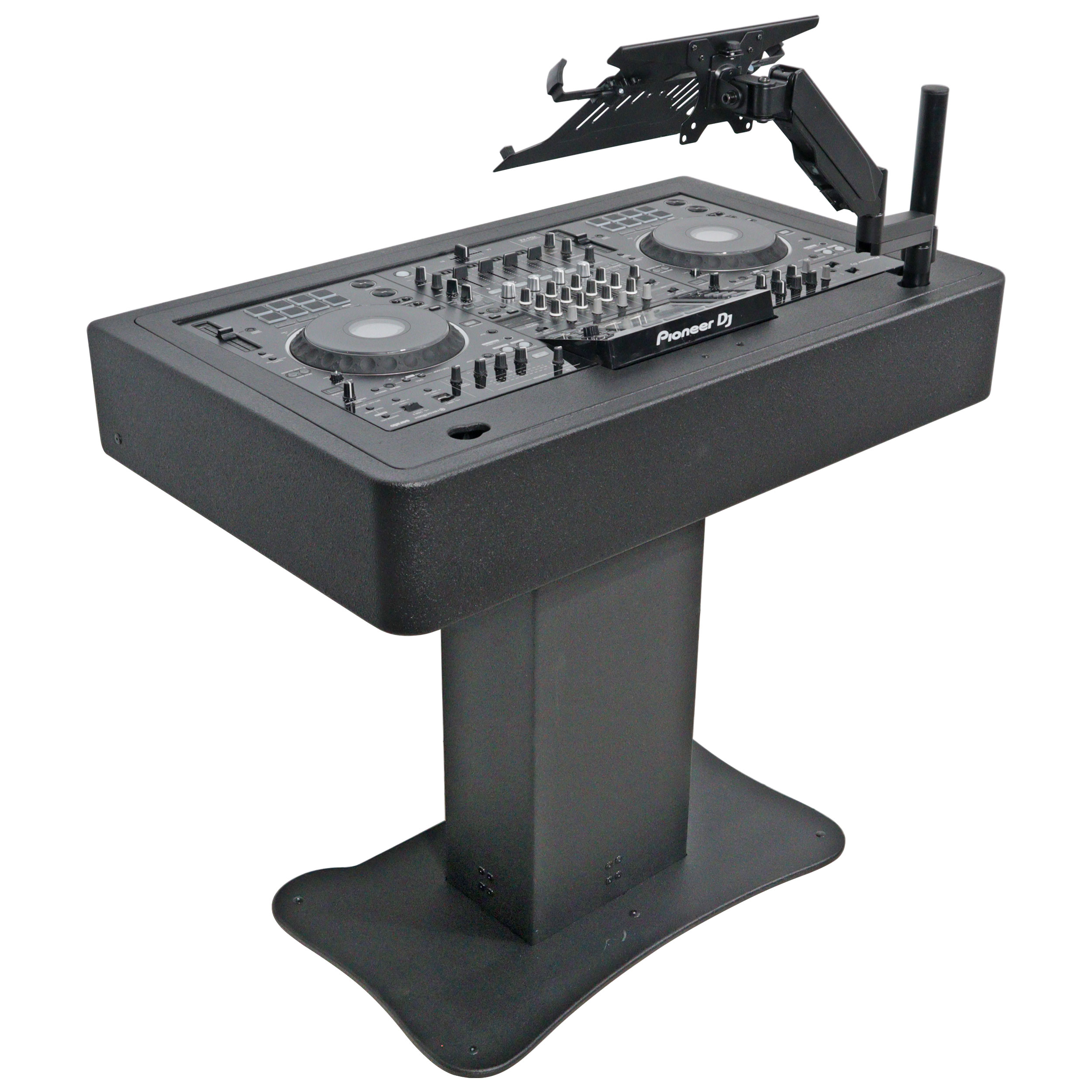 DJ Control Tower DJ Podium with 2x1U Rack mount for Pioneer DDJ-REV7 ...
