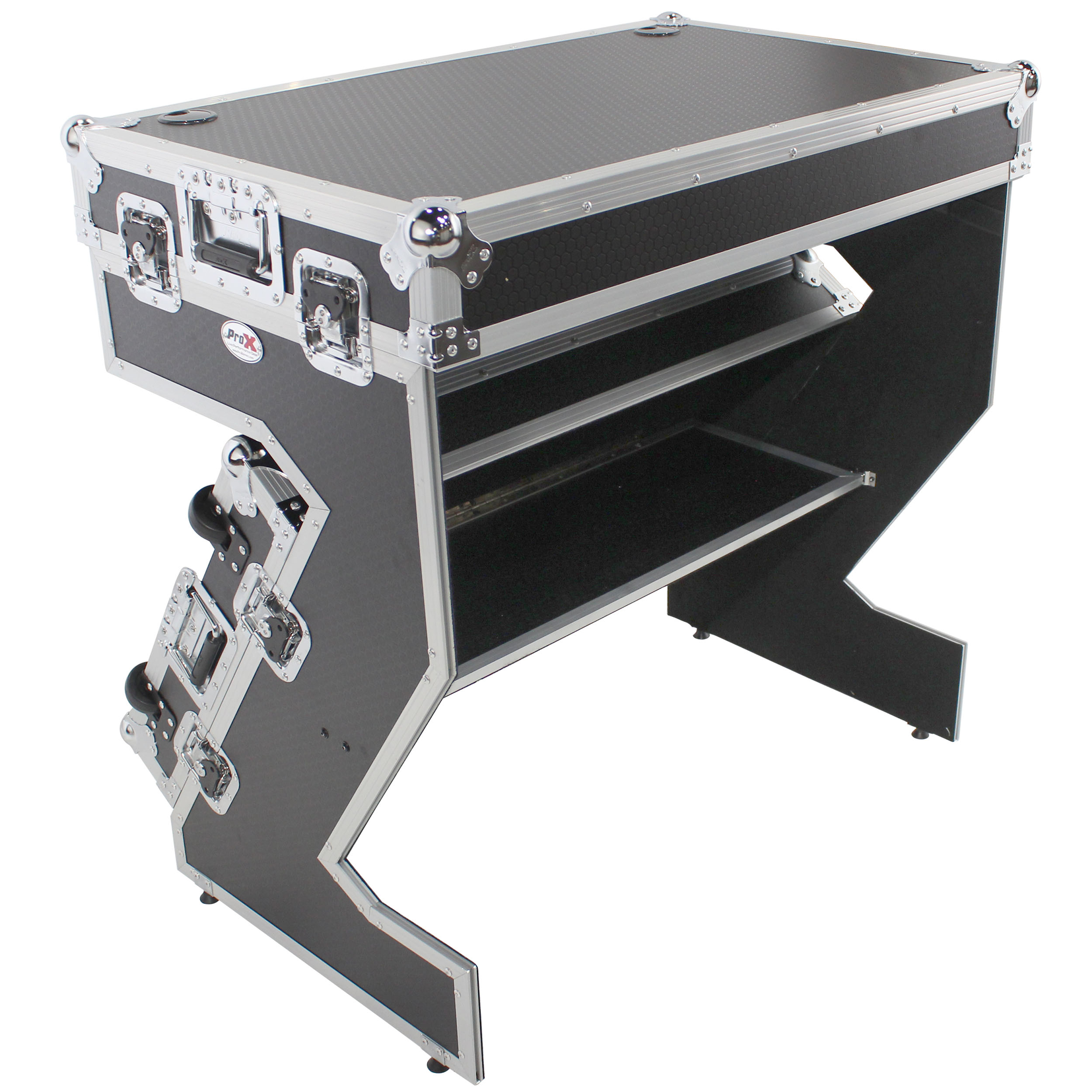 DJ Z-Table Junior Workstation Portable Compact Booth Flight Case Table ...