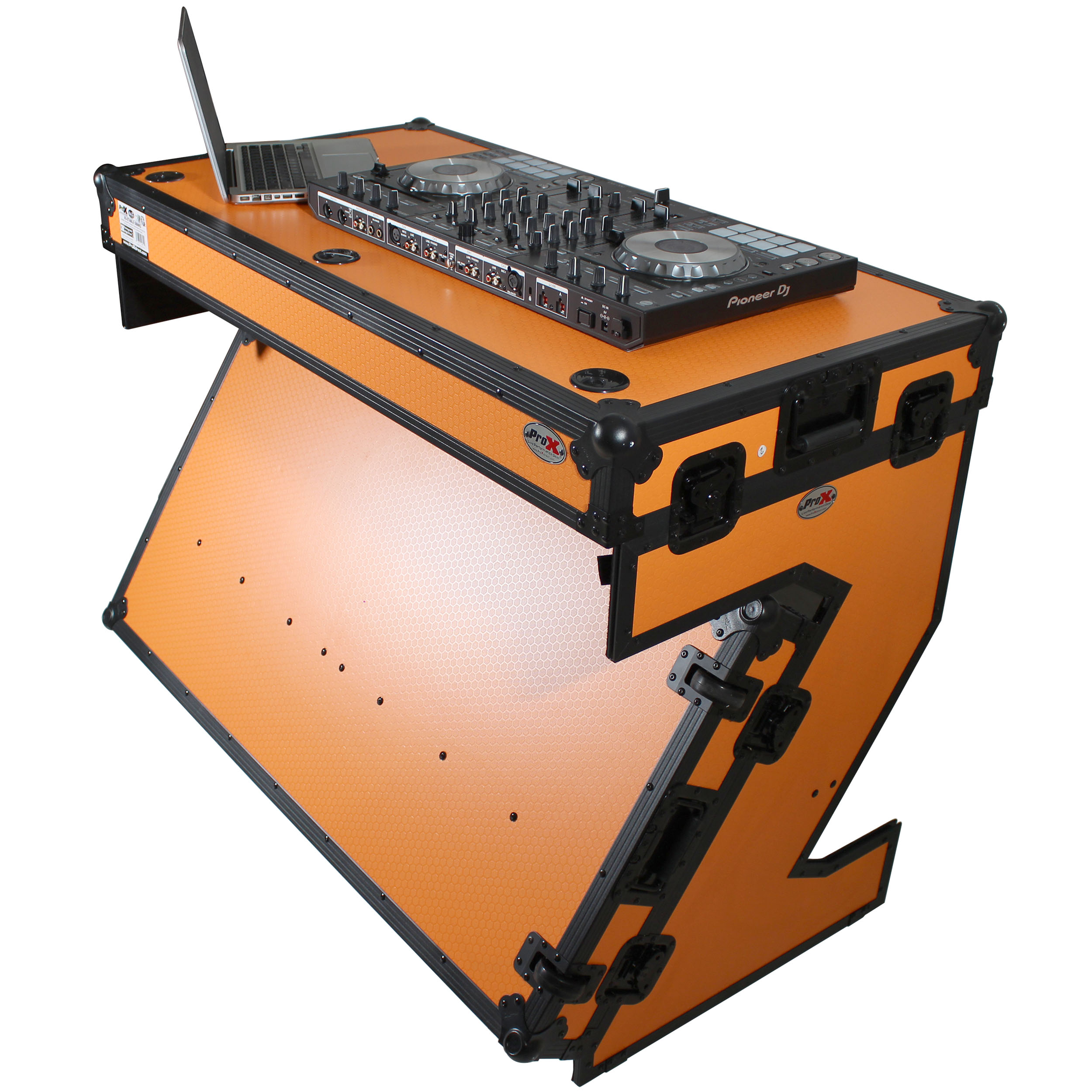 ProX DJ Z-Table?? Workstation | Flight Case Table Portable W-Handles ...