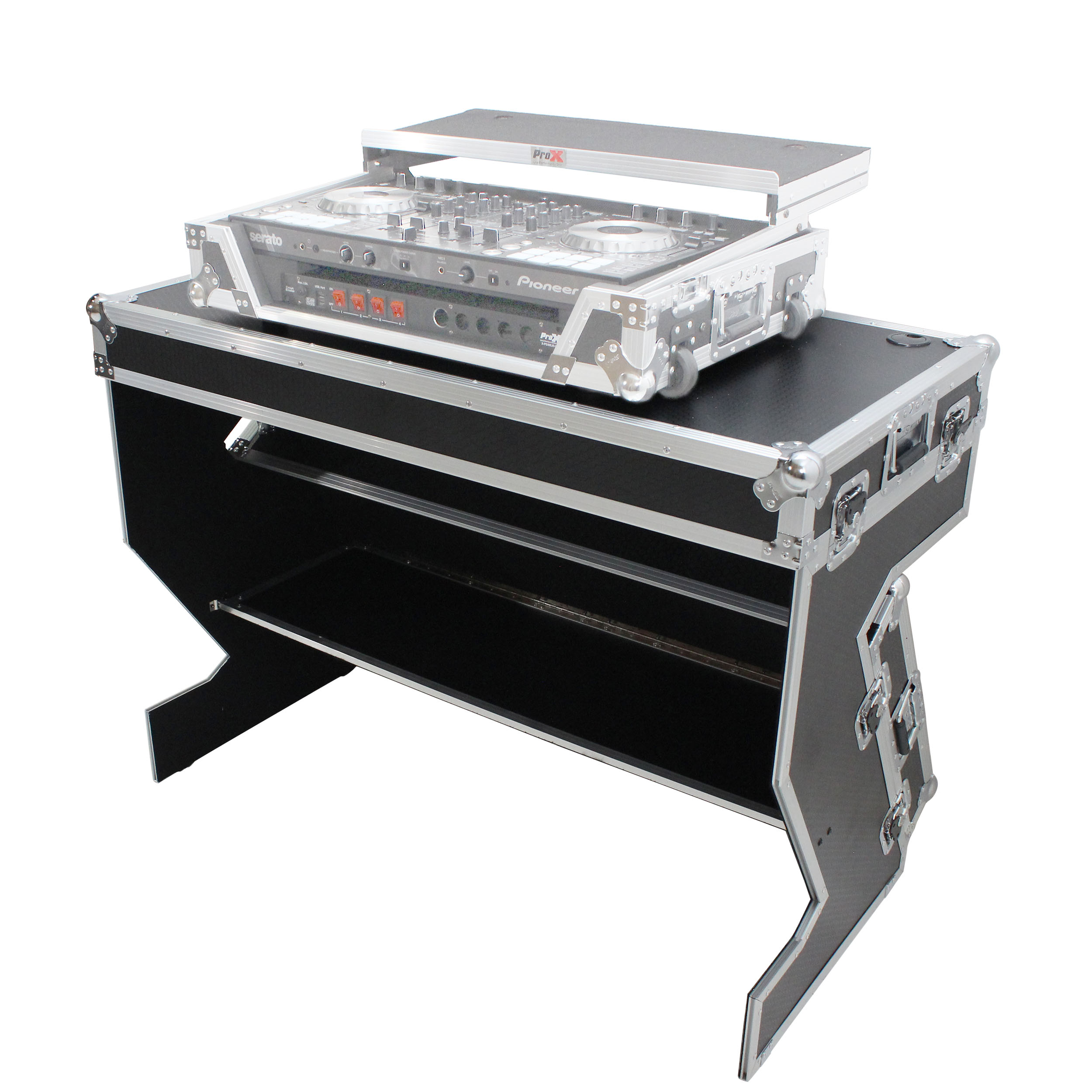 DJ Z-Table Workstation | Flight Case Table | Portable W-Handles and ...