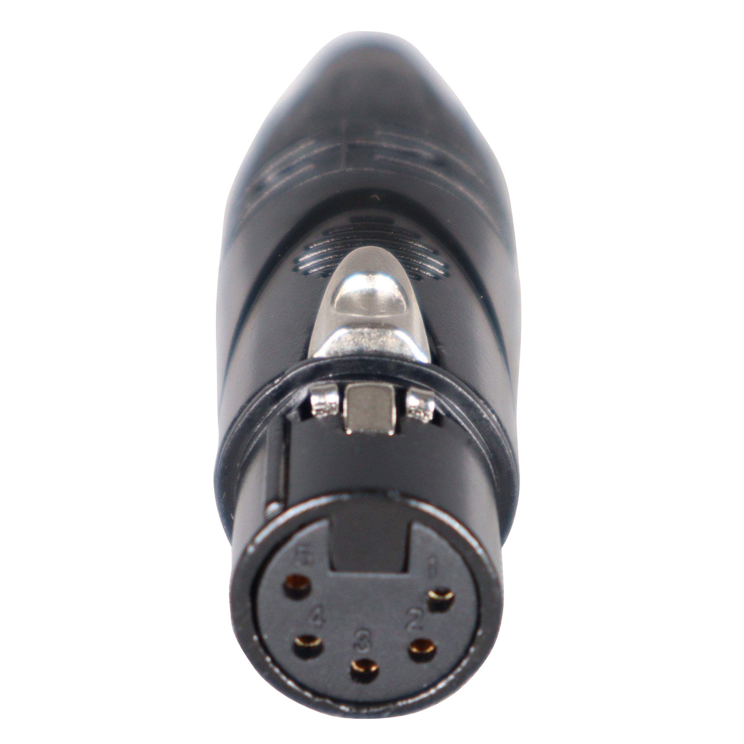 Female XLR-5PIN BLACK-CHROME HOUSING - GTR Direct