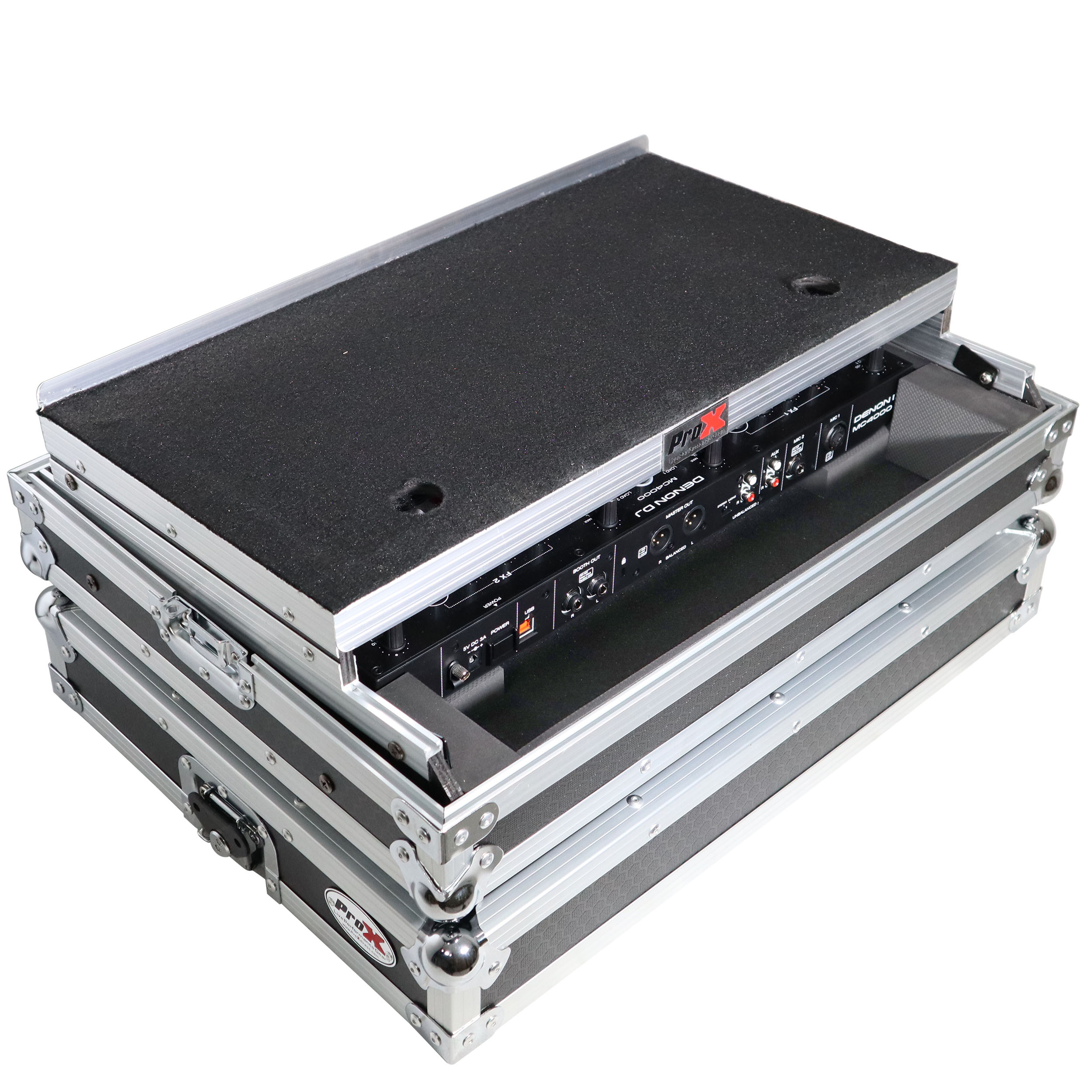 ProX Flight Case for Denon MC4000 Digital Controller W-Laptop Shelf ...