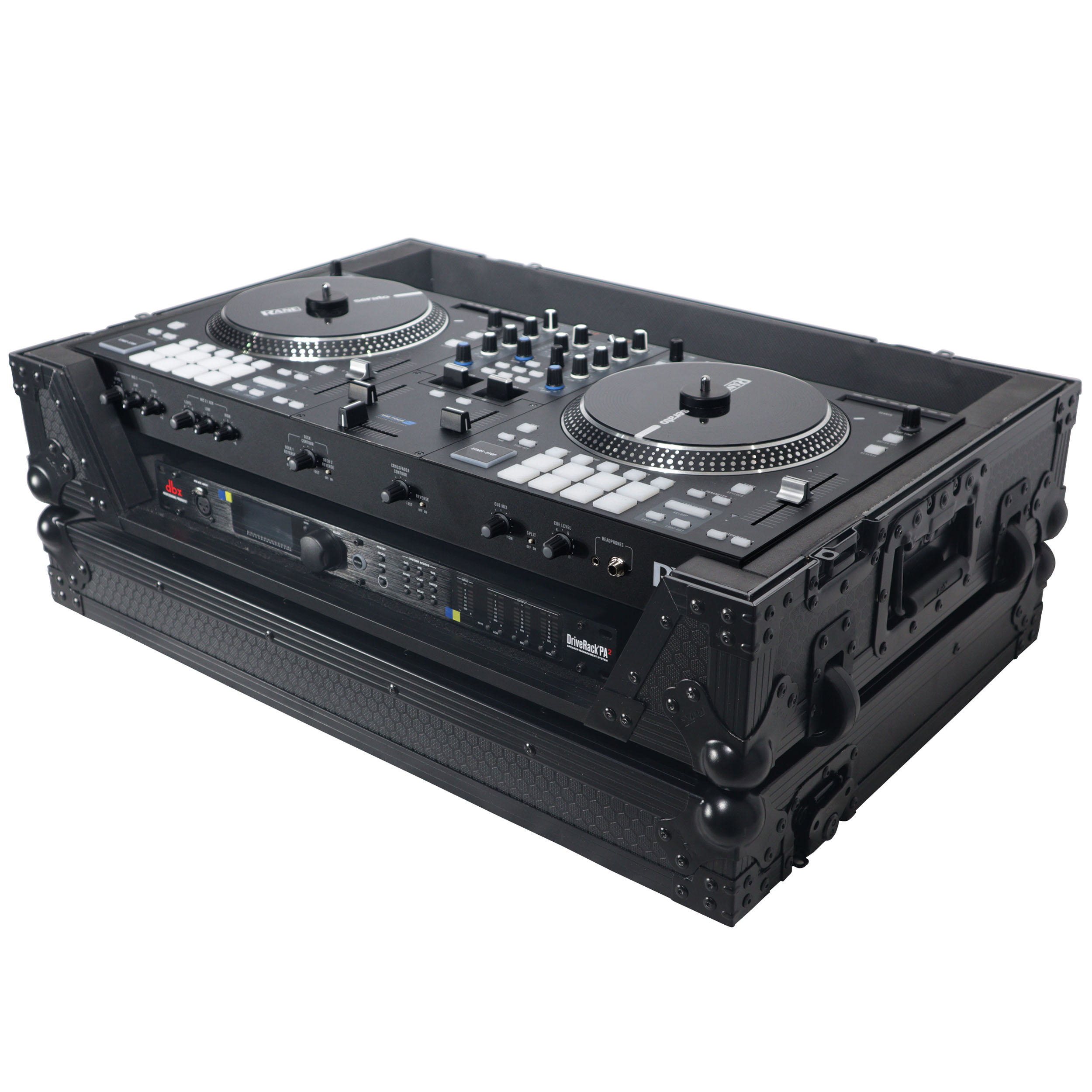 Flight Case For RANE ONE DJ Controller with 1U Rack and Wheels - Black ...