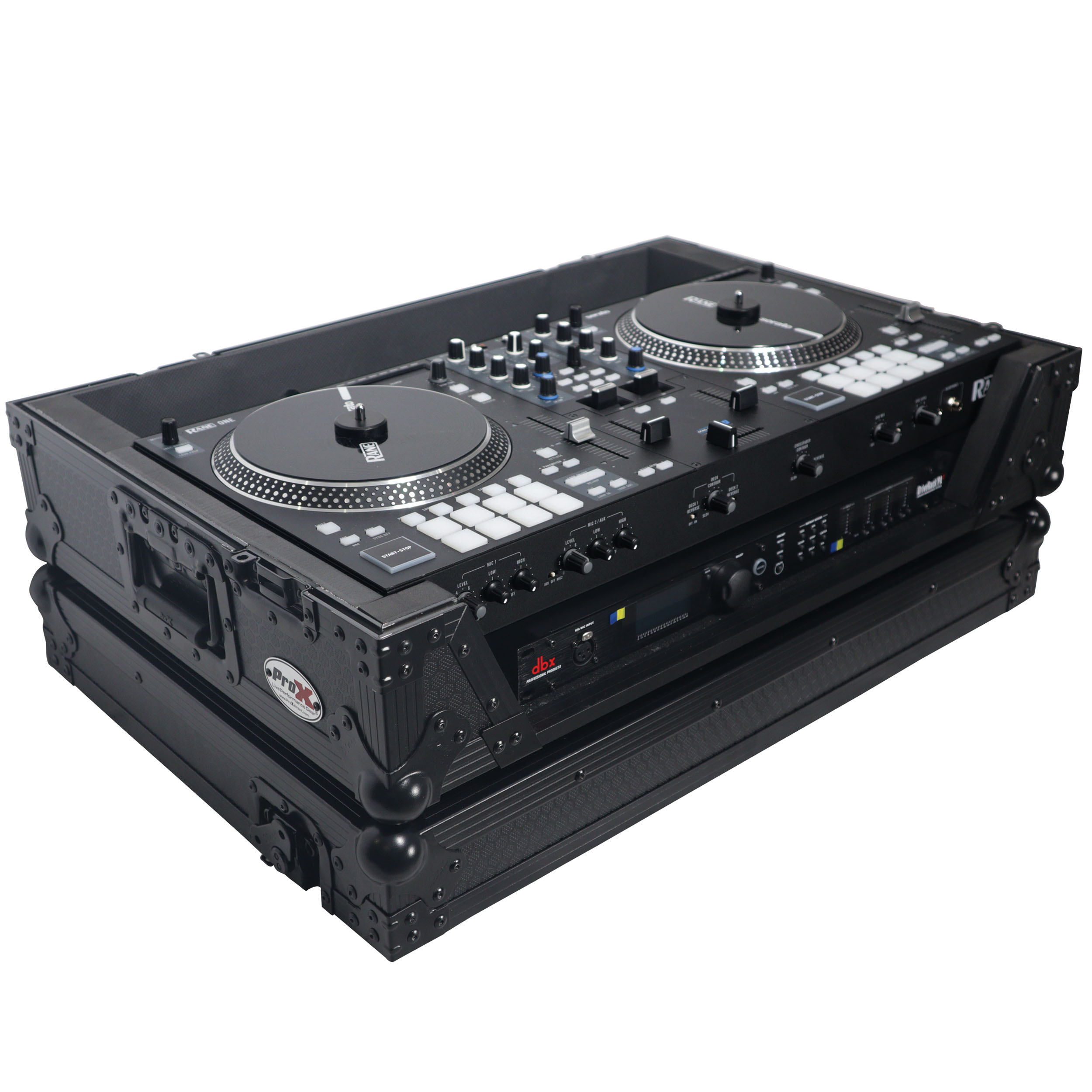 Flight Case For RANE ONE DJ Controller with 1U Rack and Wheels - Black ...