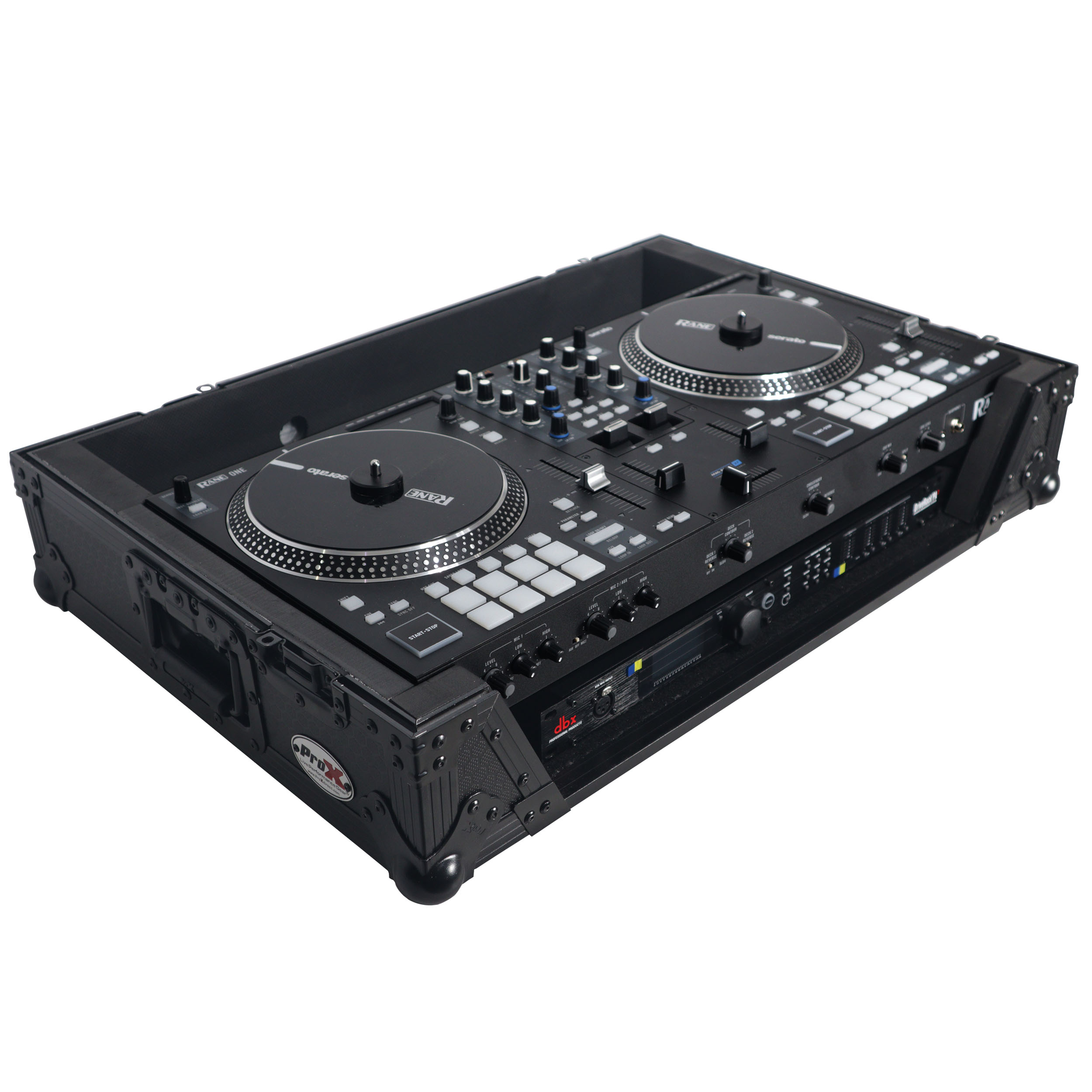 Flight Case For RANE ONE DJ Controller with 1U Rack and Wheels - Black ...