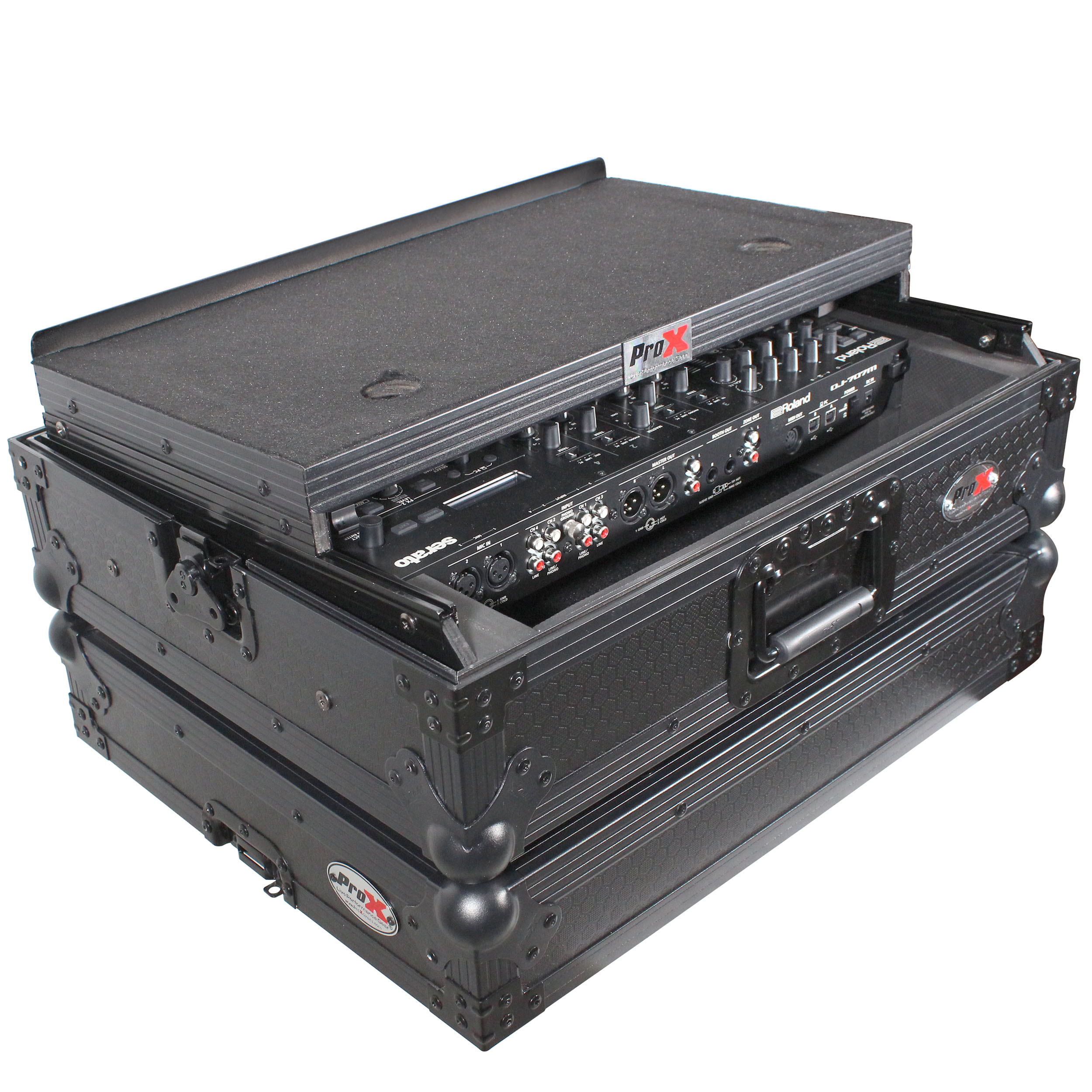 Flight Case For Roland DJ-707M Digital Controller W-Laptop Shelf ...