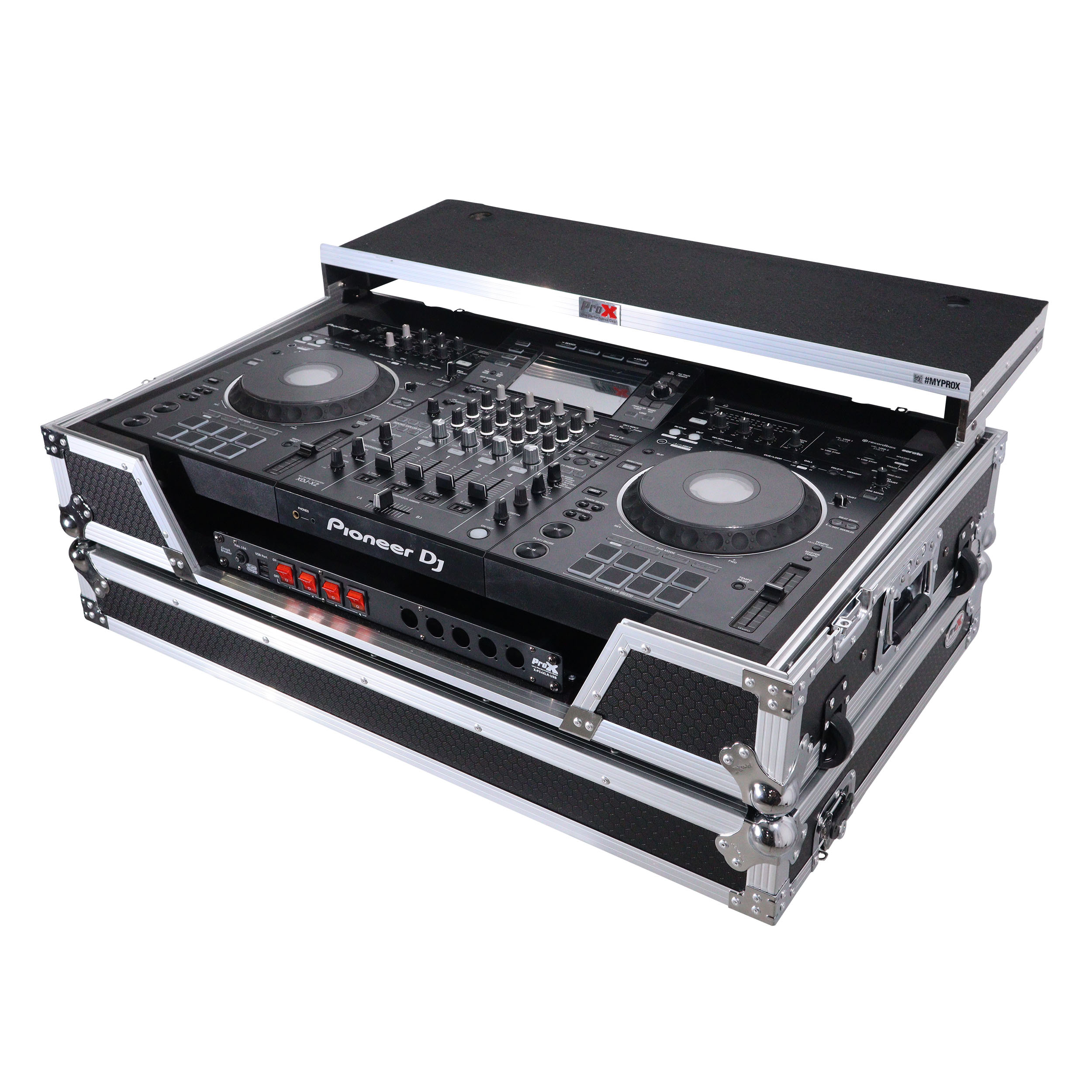 Flight Case For XDJ-XZ DDJ-SZ2 DJ Controller with Laptop Shelf 1U Rack ...