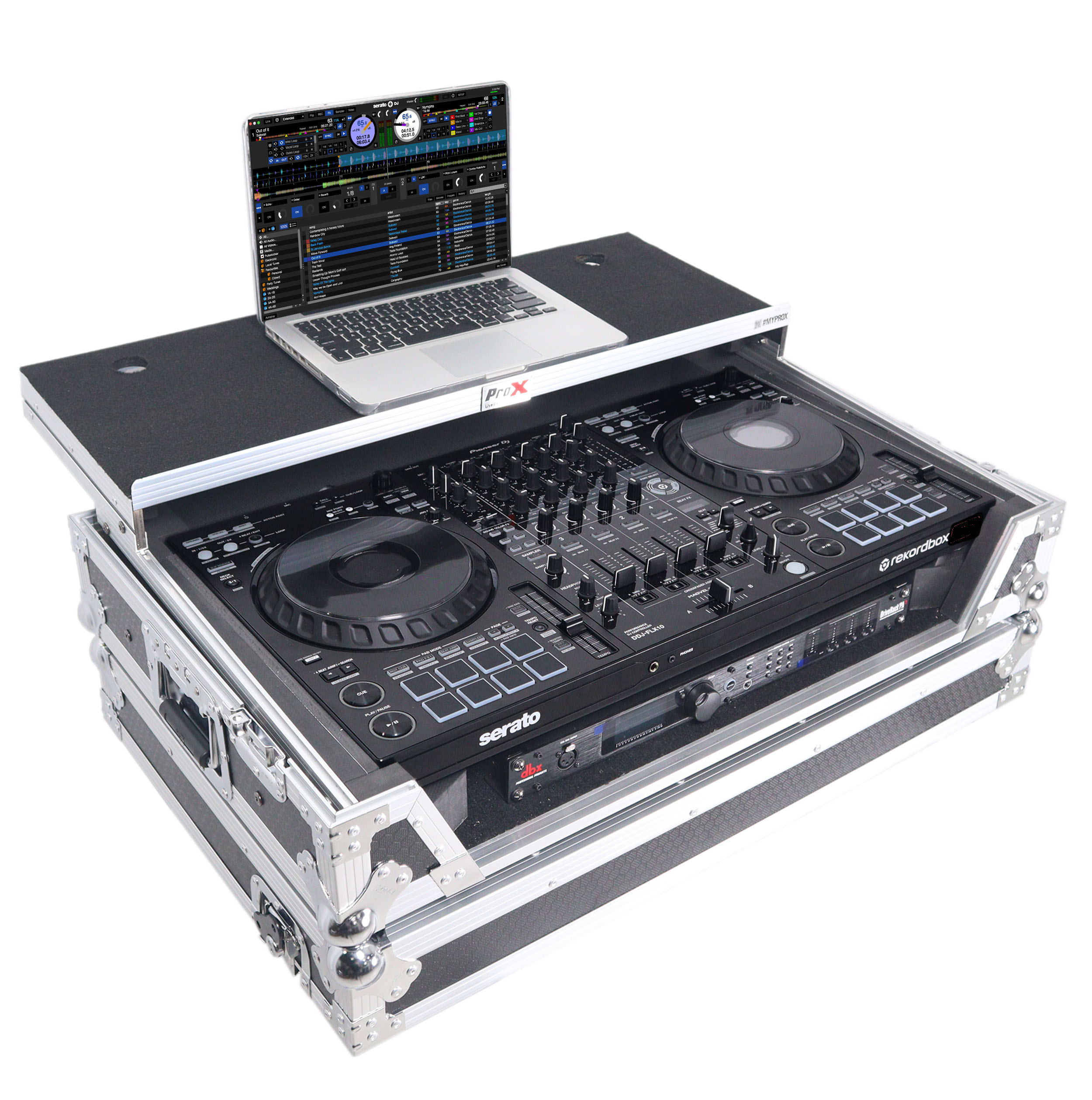 Flight Style Road Case For Pioneer DDJ-FLX10 DJ Controller with Laptop ...