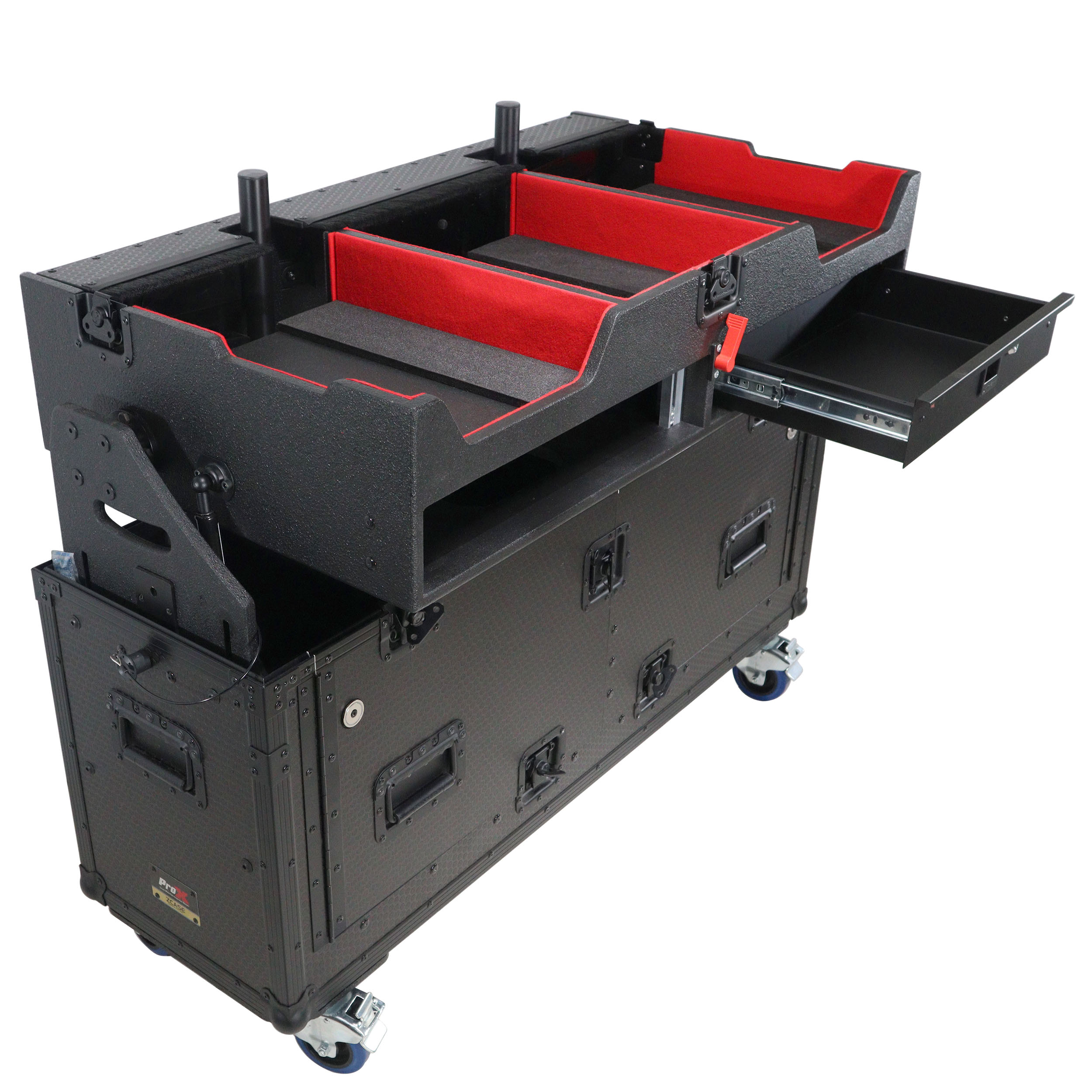 Flip-Ready Easy Retracting Hydraulic Lift Case for Pioneer CDJ-3000 and ...