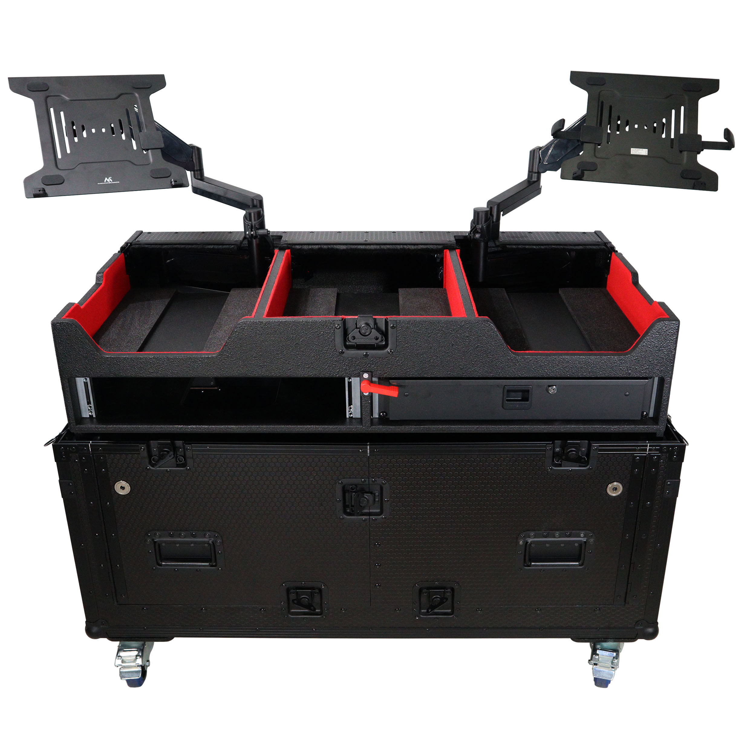 Flip-Ready Easy Retracting Hydraulic Lift Case for Pioneer CDJ-3000 and ...
