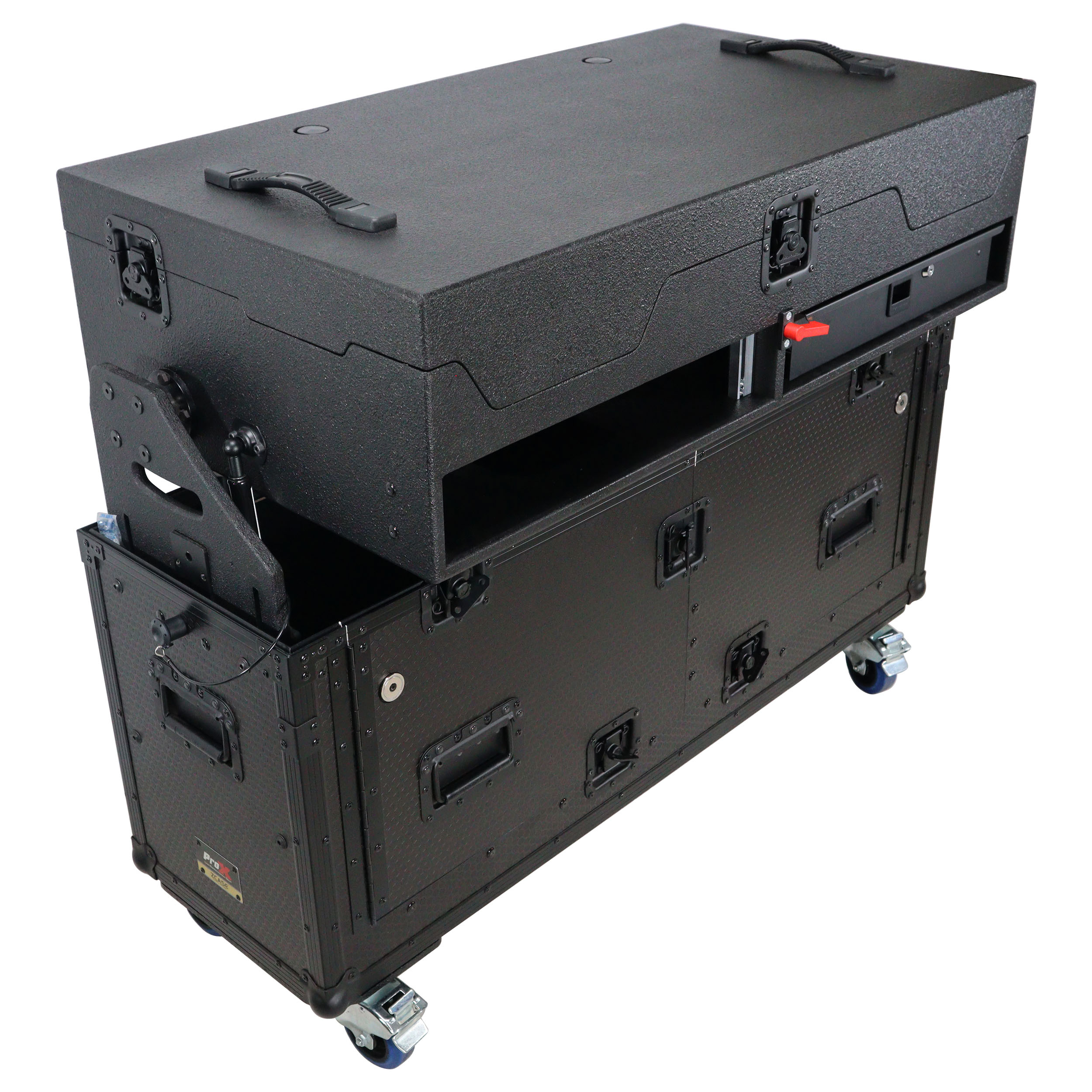 Flip-Ready Easy Retracting Hydraulic Lift Case for Pioneer CDJ-3000 and ...