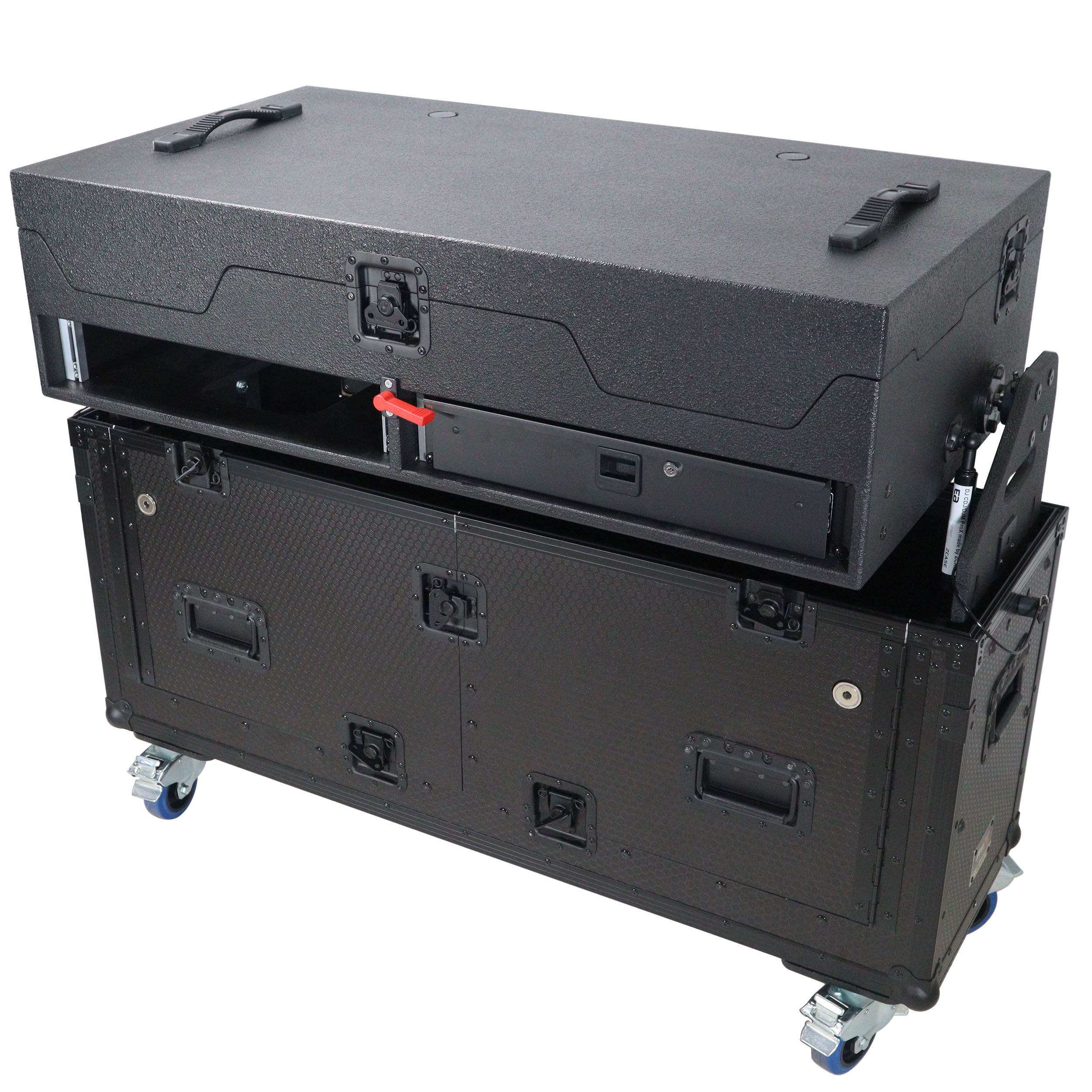 Flip-Ready Easy Retracting Hydraulic Lift Case for Pioneer CDJ-3000 and ...