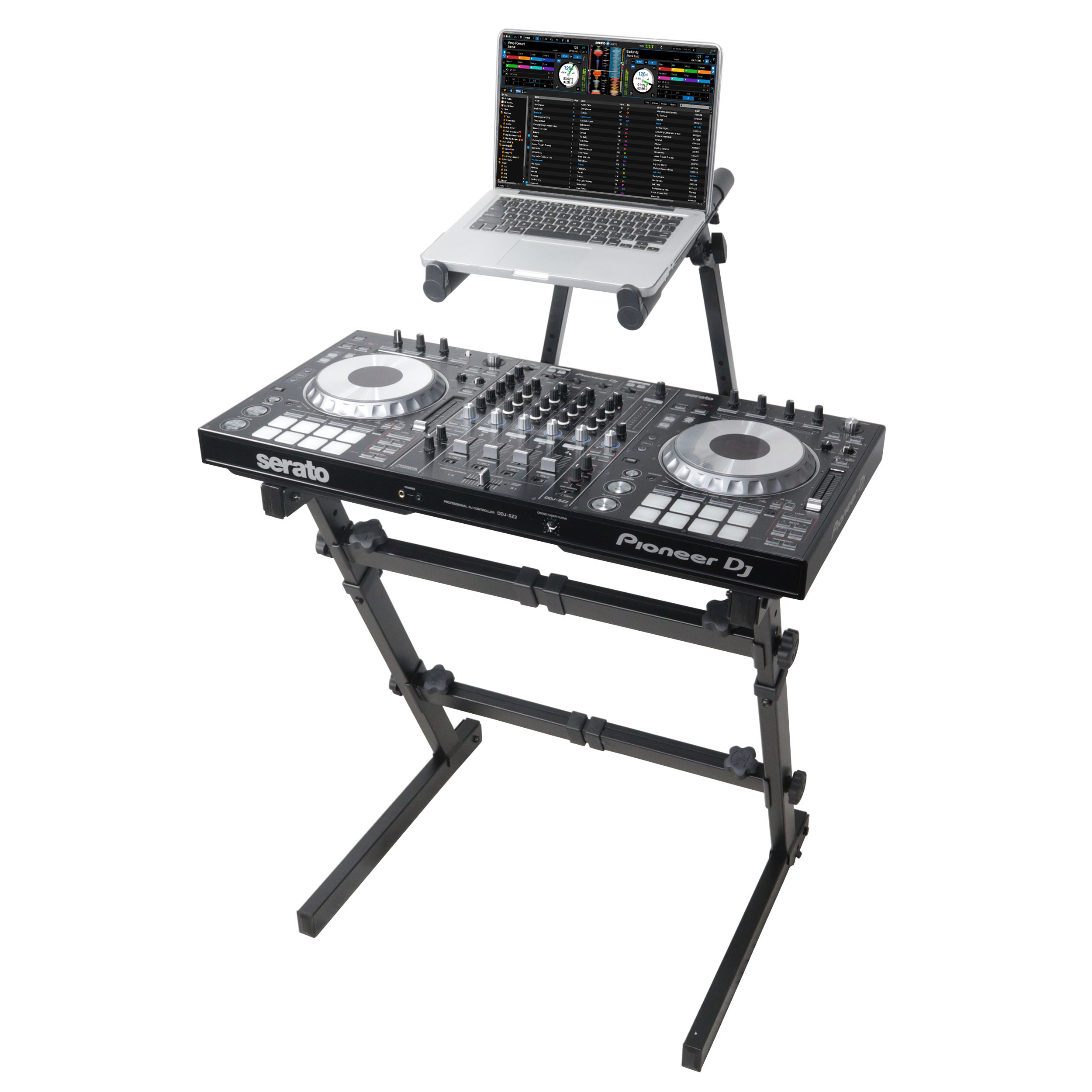 Heavy Duty Z-Stand Keyboard/Case Stand with Adjustable Width and Height - GTR Direct