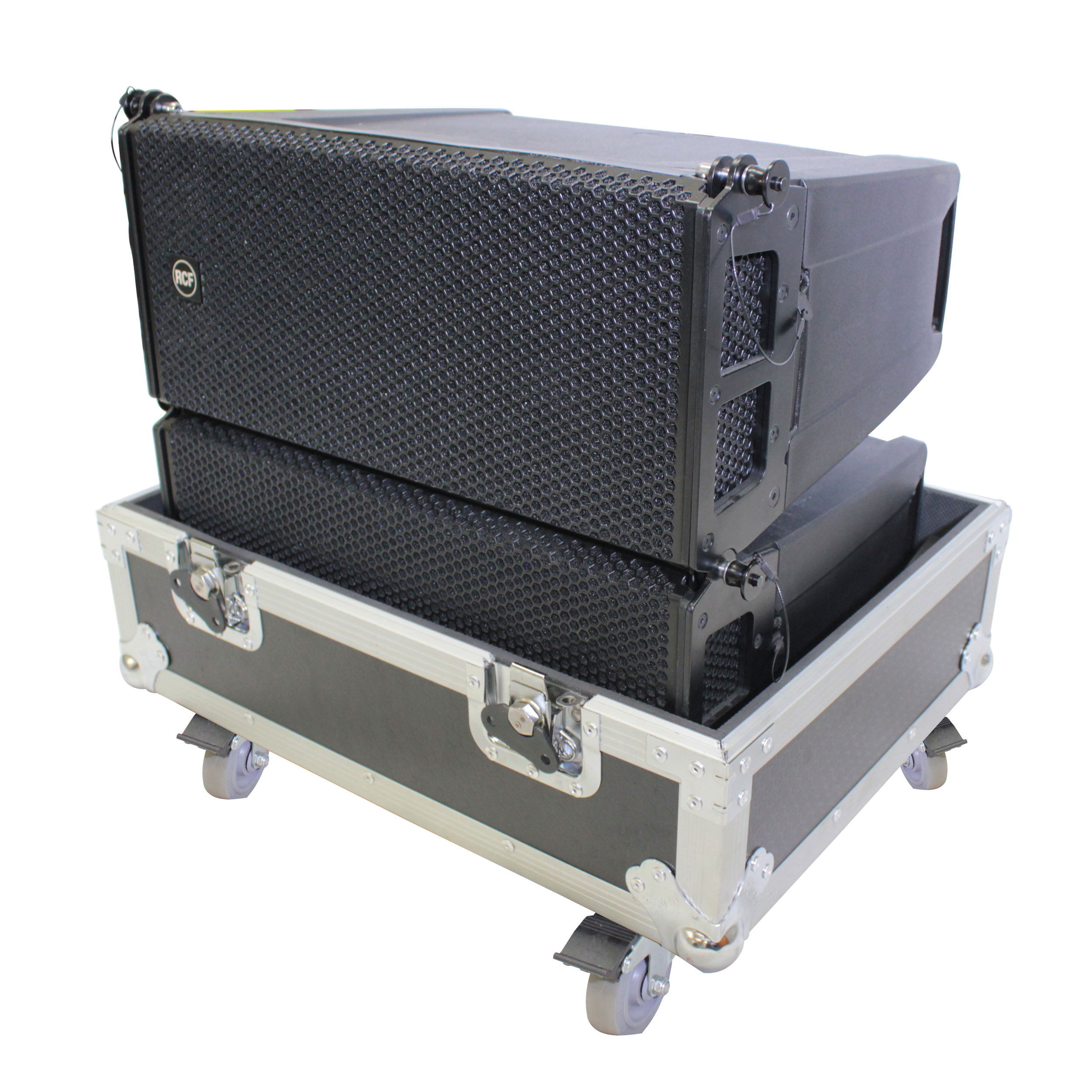 Line Array Flight Case for 2 RCF HDL6-A HDL26-A Speakers W/Wheels - GTR ...