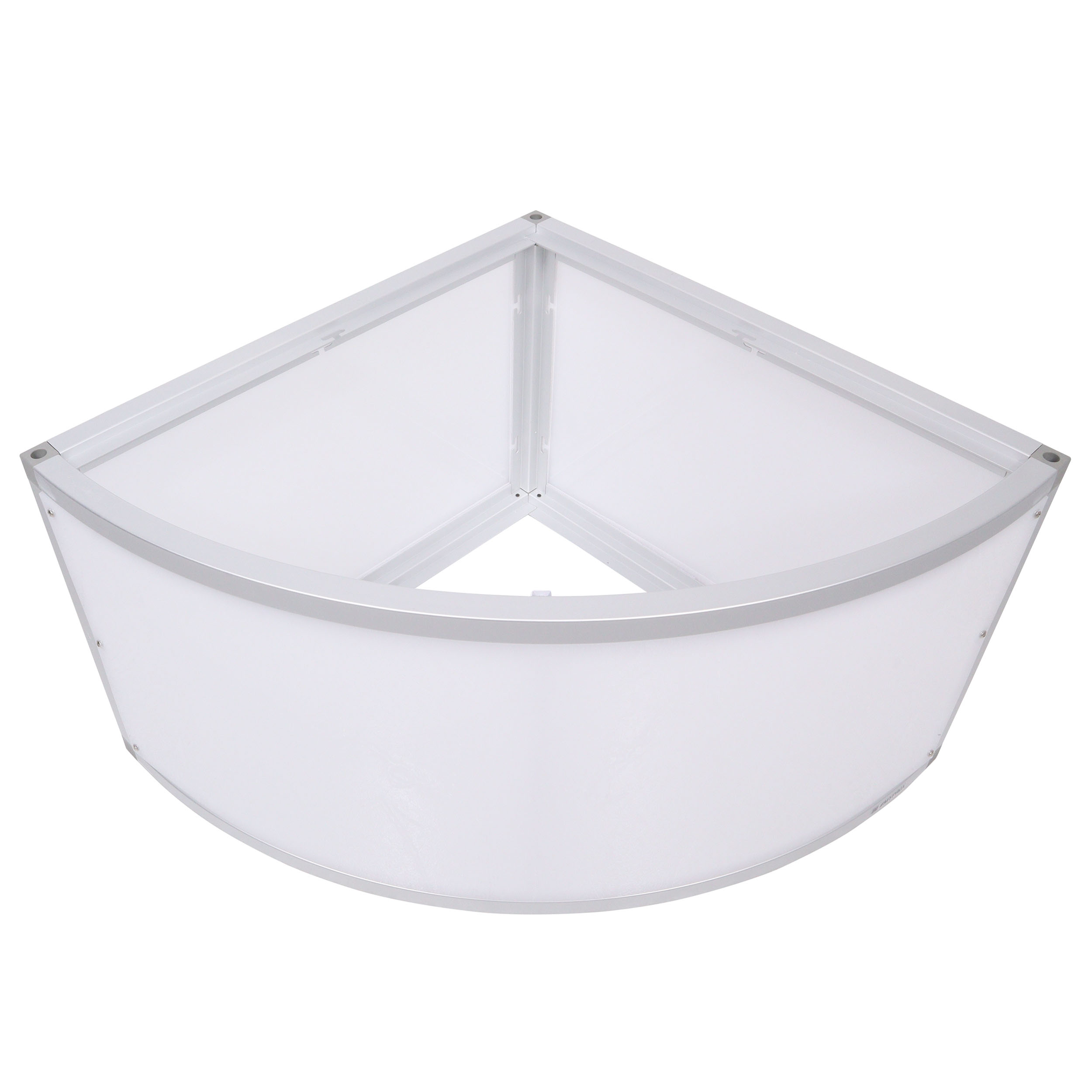 ProX Lumo Stage Acrylic Platform 2'x2'x16" Rounded Cube Section Riser ...