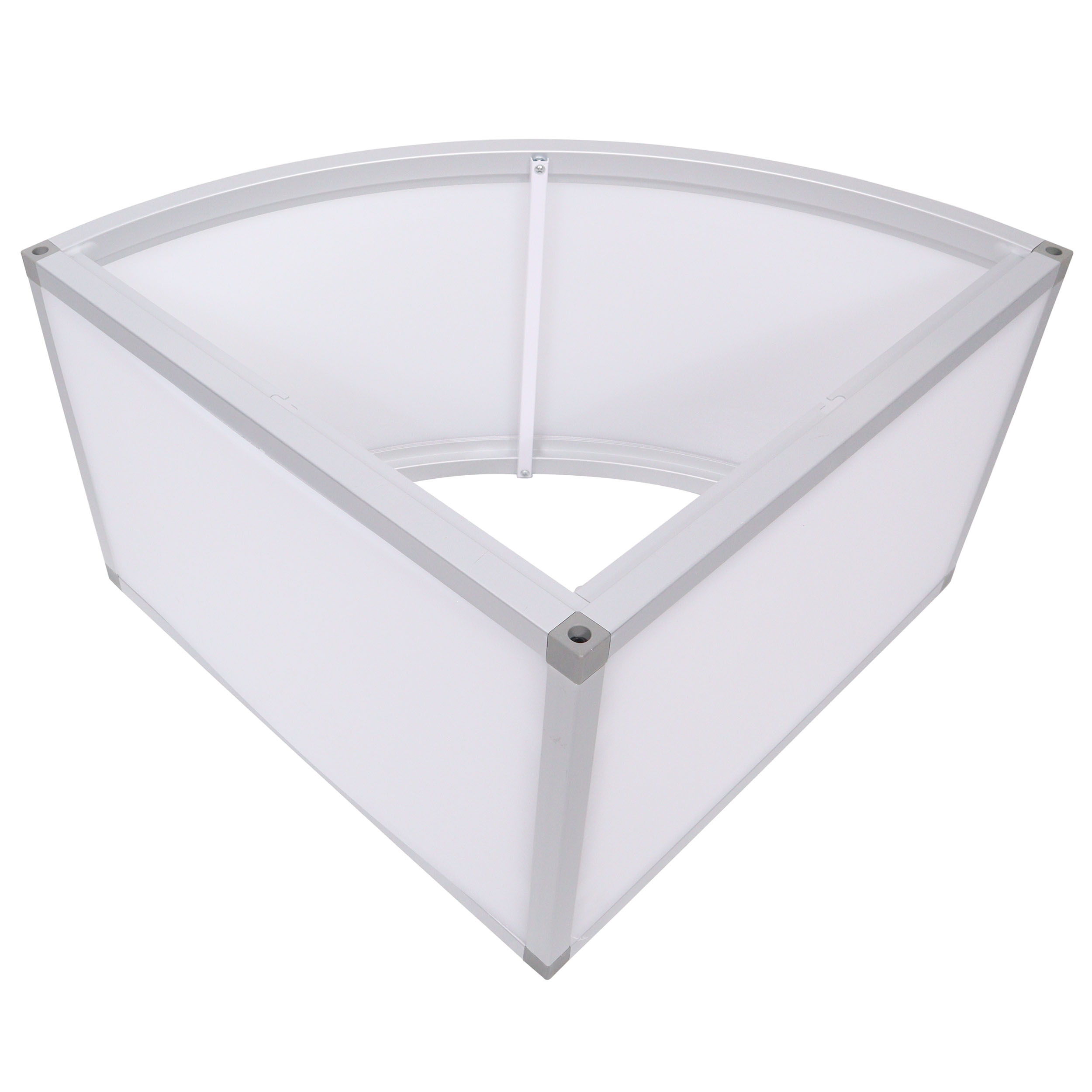 ProX Lumo Stage Acrylic Platform 2'x2'x16" Rounded Cube Section Riser ...