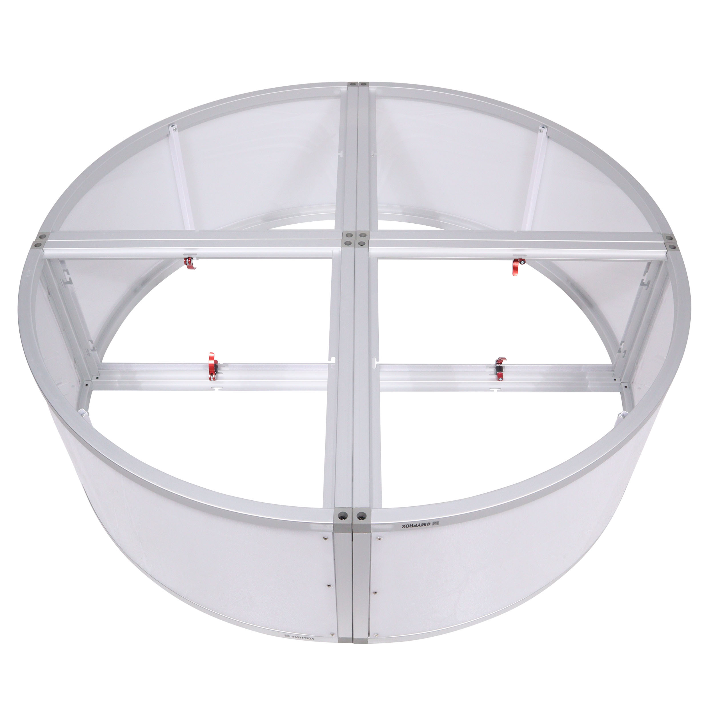 ProX Lumo Stage Acrylic Platform 2'x2'x16" Rounded Cube Section Riser ...